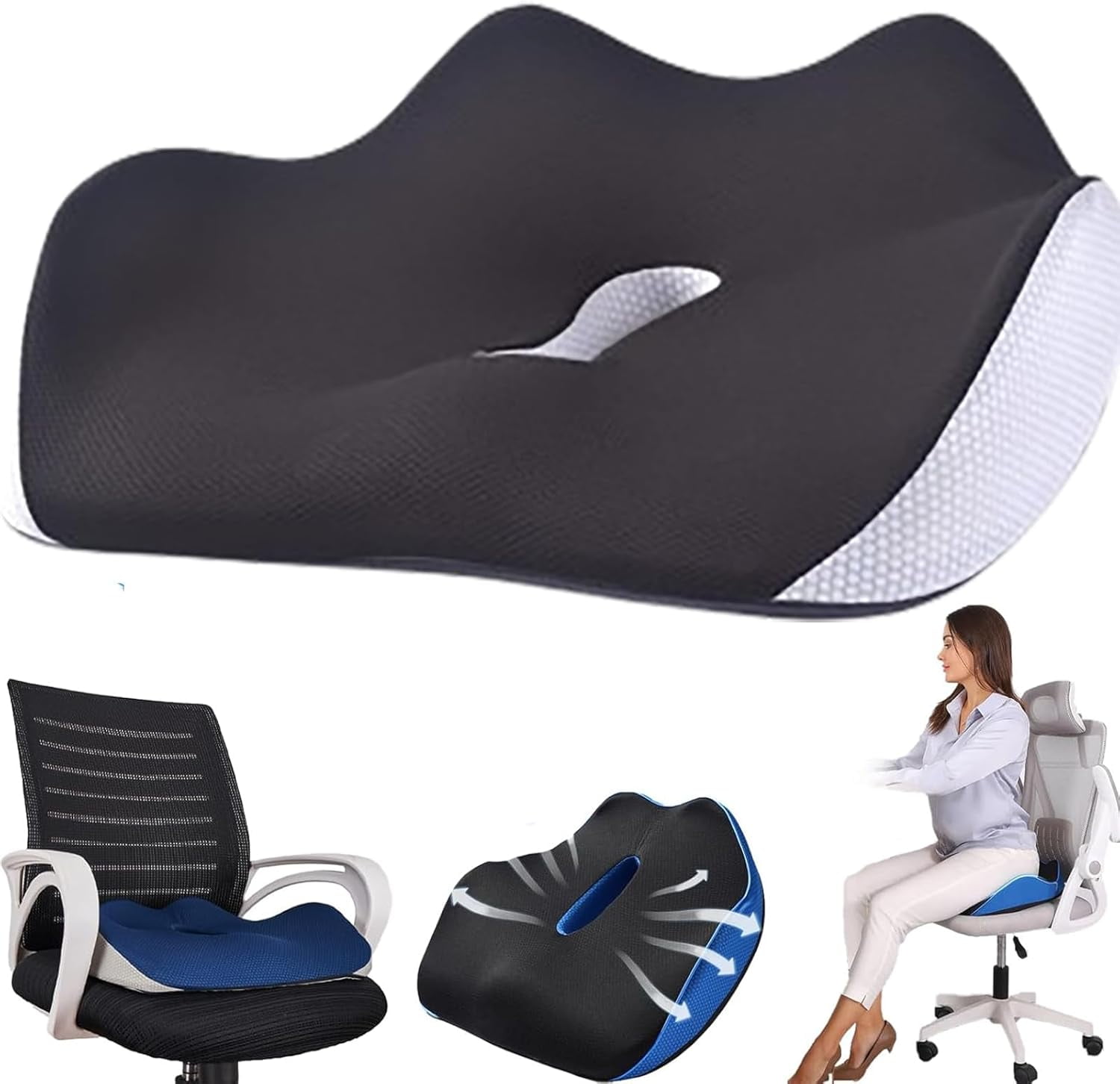 Outfany Ergoseat, Hilipert Ergoseat, Welnax Orthosoothe Memory Foam ...