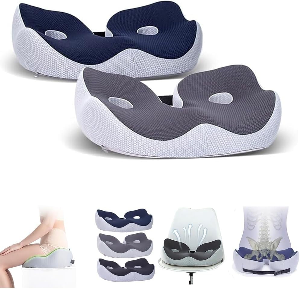 Outfany Ergoseat, Memory Foam Seat Cushion, Adaptive Support Memory ...