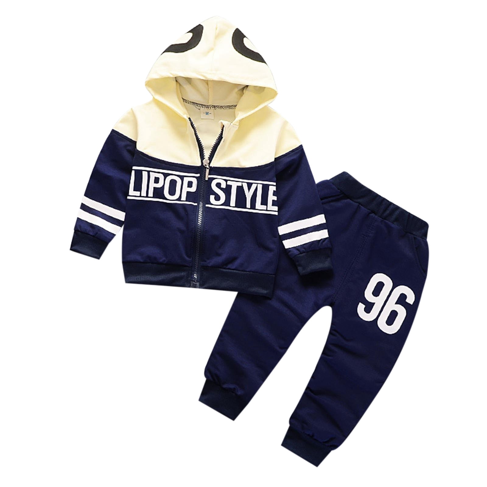 Outfit for Boys 5T Number 96 Printed Children's Spring and Autumn Wear ...