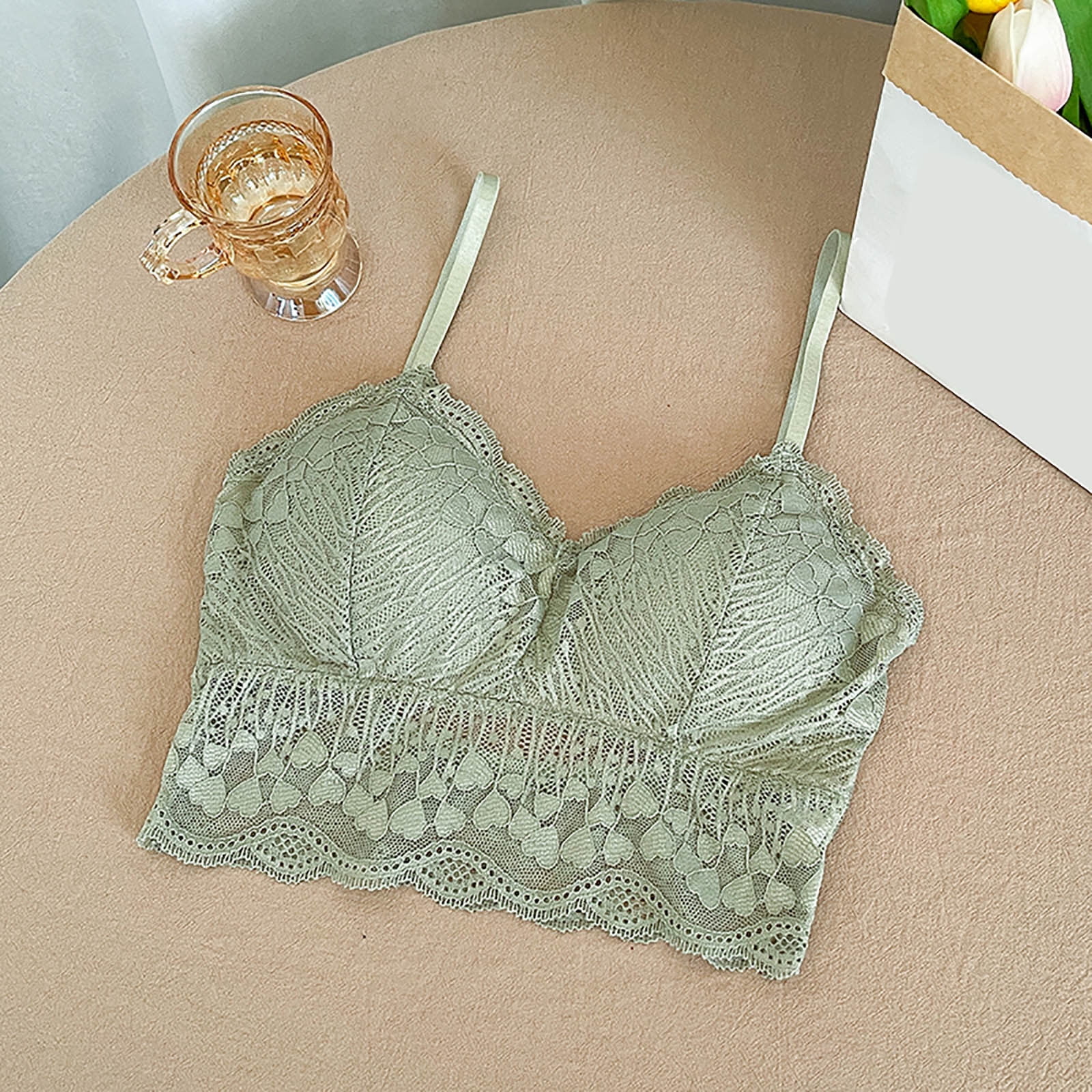 Under Outfit Bras for Women Clearance Women's Pure Comfort Wireless ...