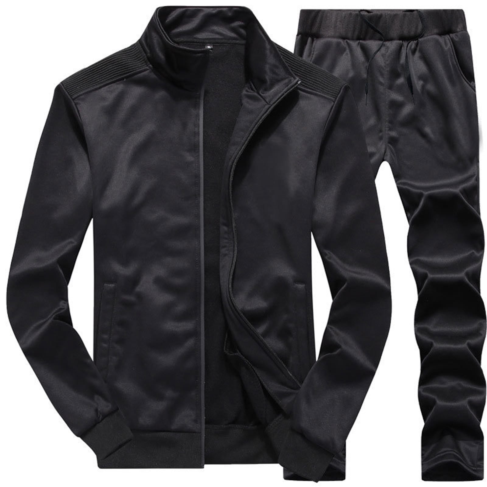 Outfits for Men Casual Track Full Zip Running Jogging Sports Jacket and ...