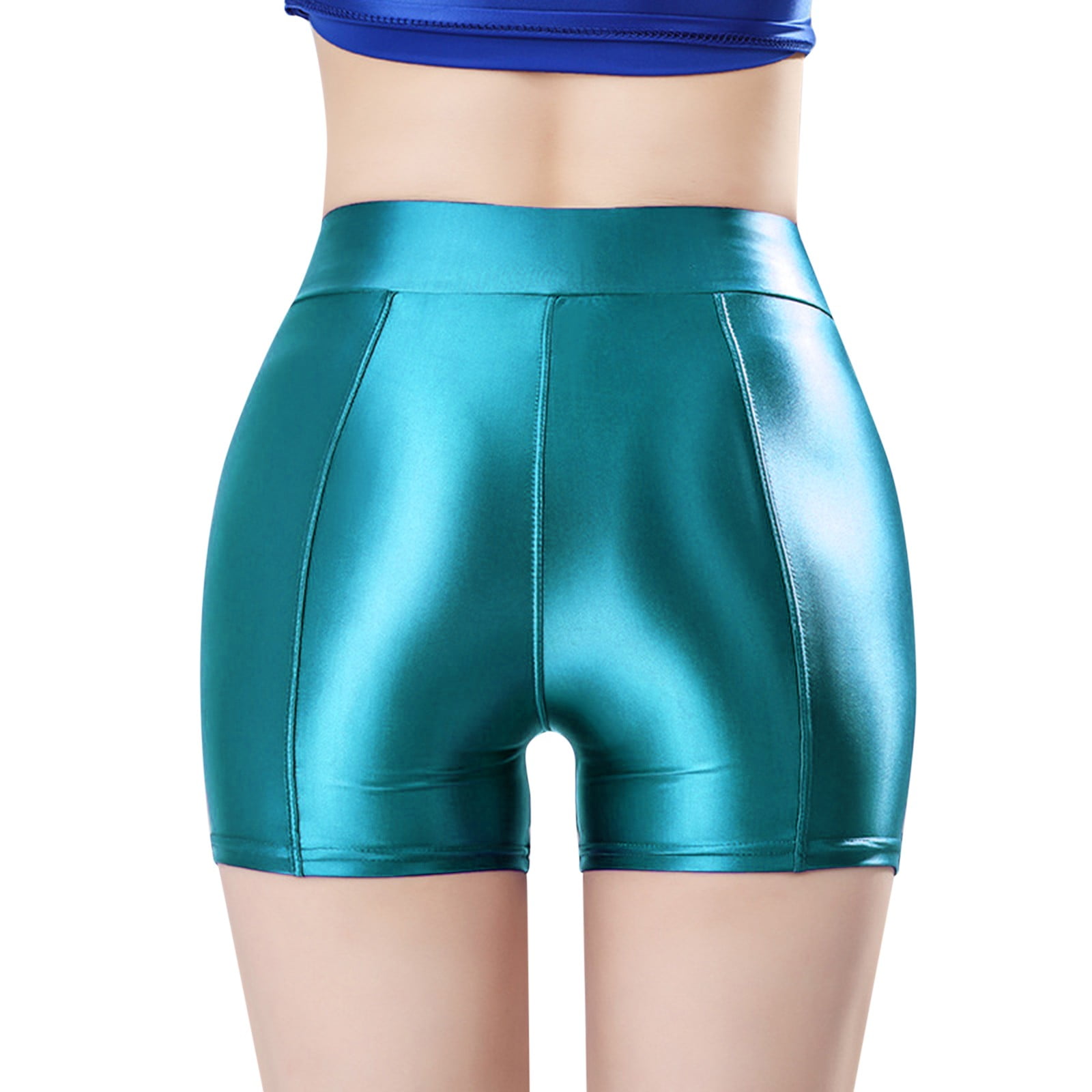 Outfmvch Boxers For Men Mens Boxers Oily Silky Shiny Oversize Shorts ...