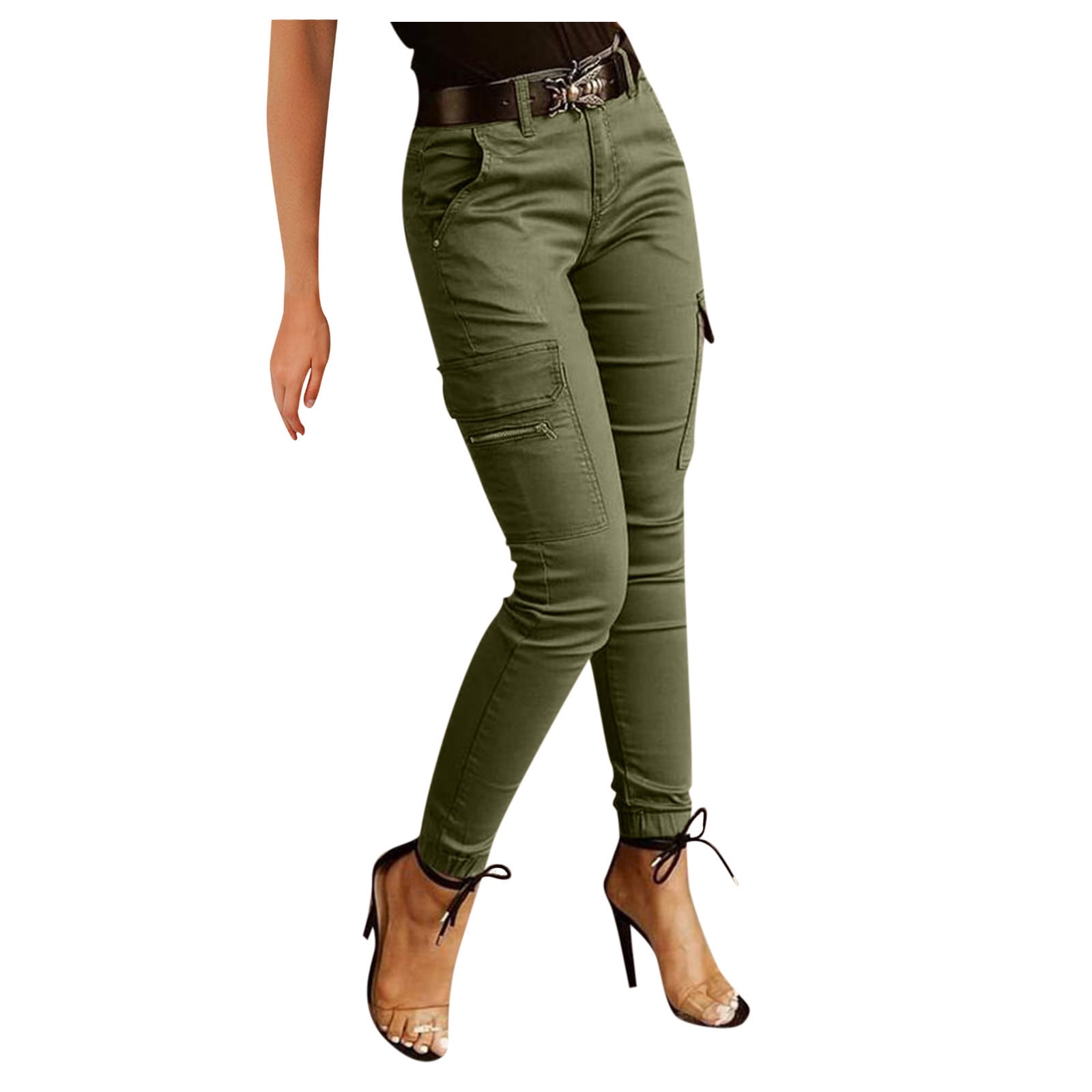 Outfmvch Cargo Pants Women Jeans For Women Women'S Casual Solid Color ...