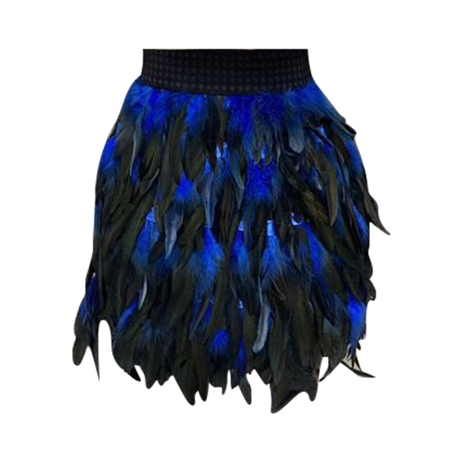 Outfmvch Feather Dress Skirts for Women Mini Skirt Womens Skirts Women ...