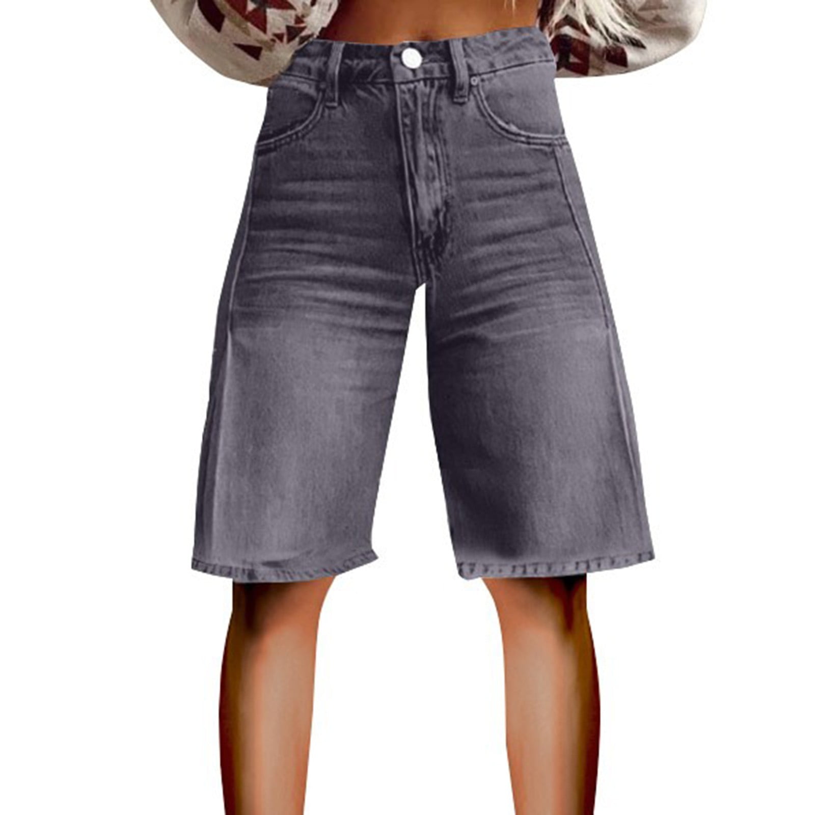 Outfmvch Jean Shorts for Women Denim Shorts Ripped Denim Shorts womans ...