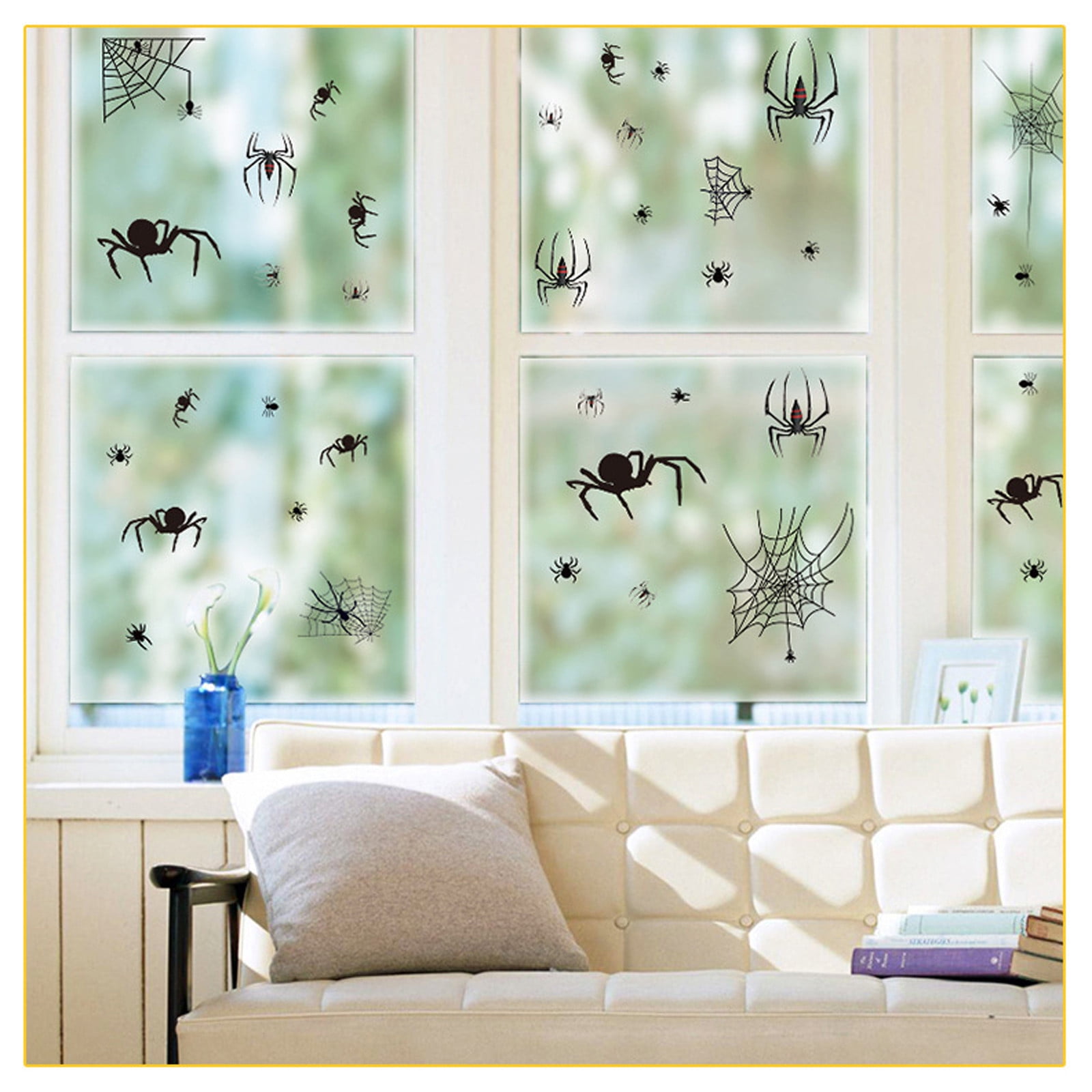 Outfmvch Room Decor Sticker Paper Bat decoration glue-free ...