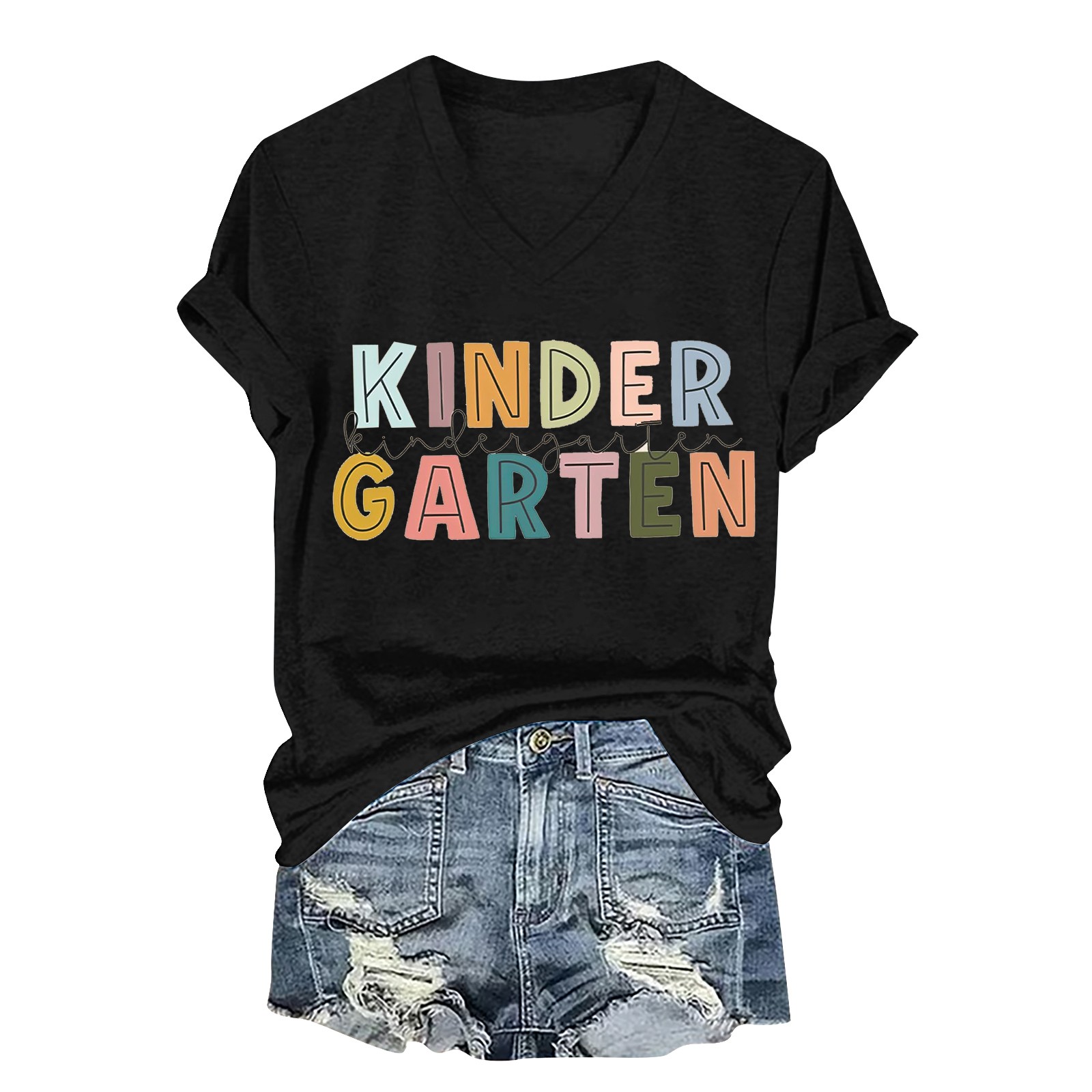 Outfmvch Summer Shirts for Women Summer Tops First Day of School Shirt ...