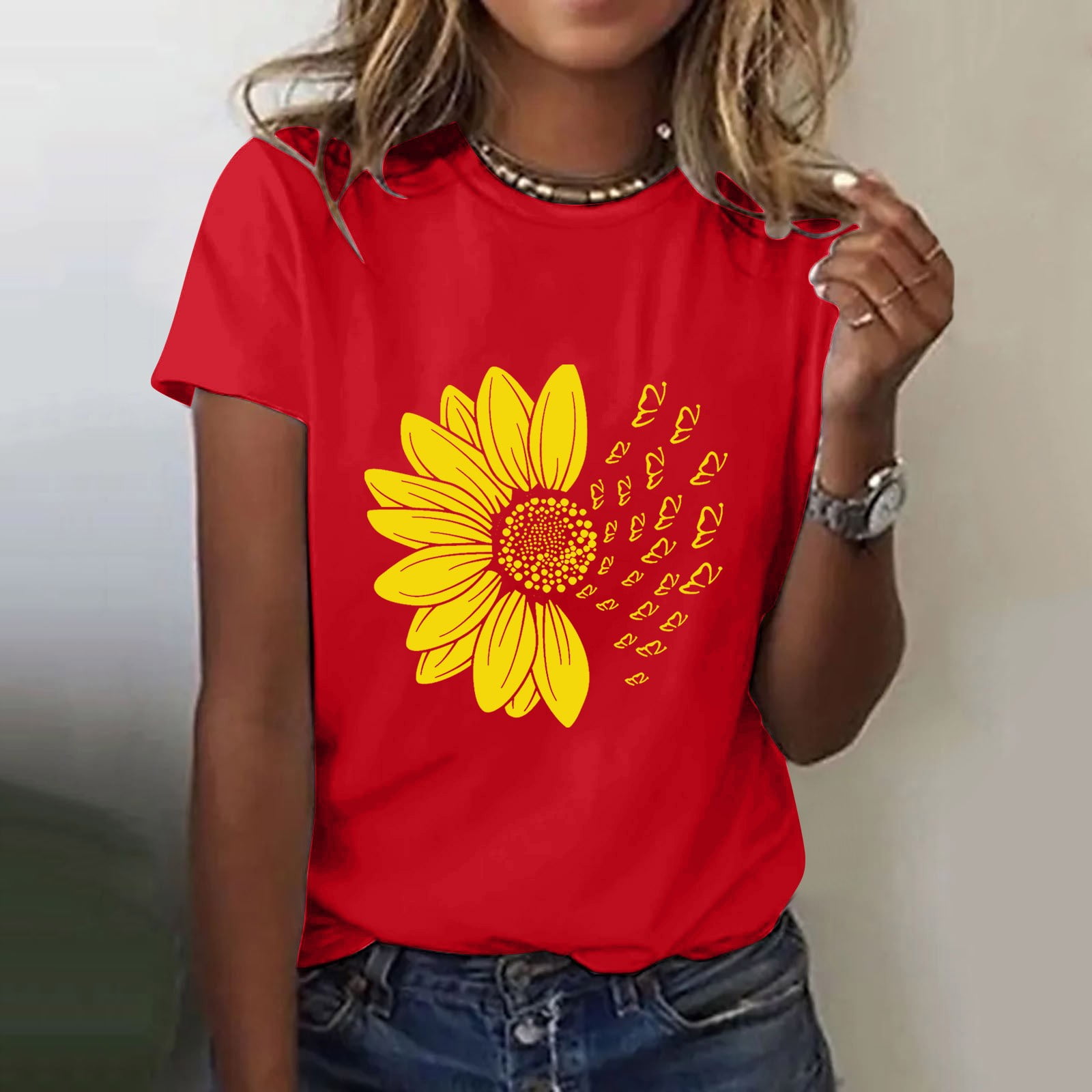Outfmvch T Shirts For Women Short Sleeve Shirts For Women Graphic Tees