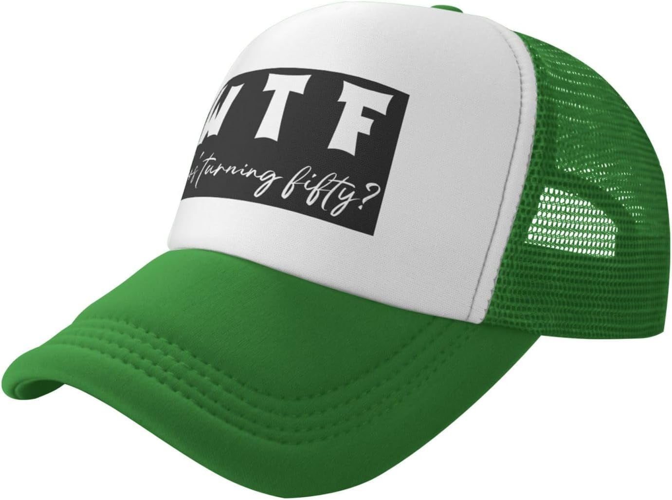 Outftnes WTF Who's Turning Fifty Baseball Cap for Men Women Adjustable ...