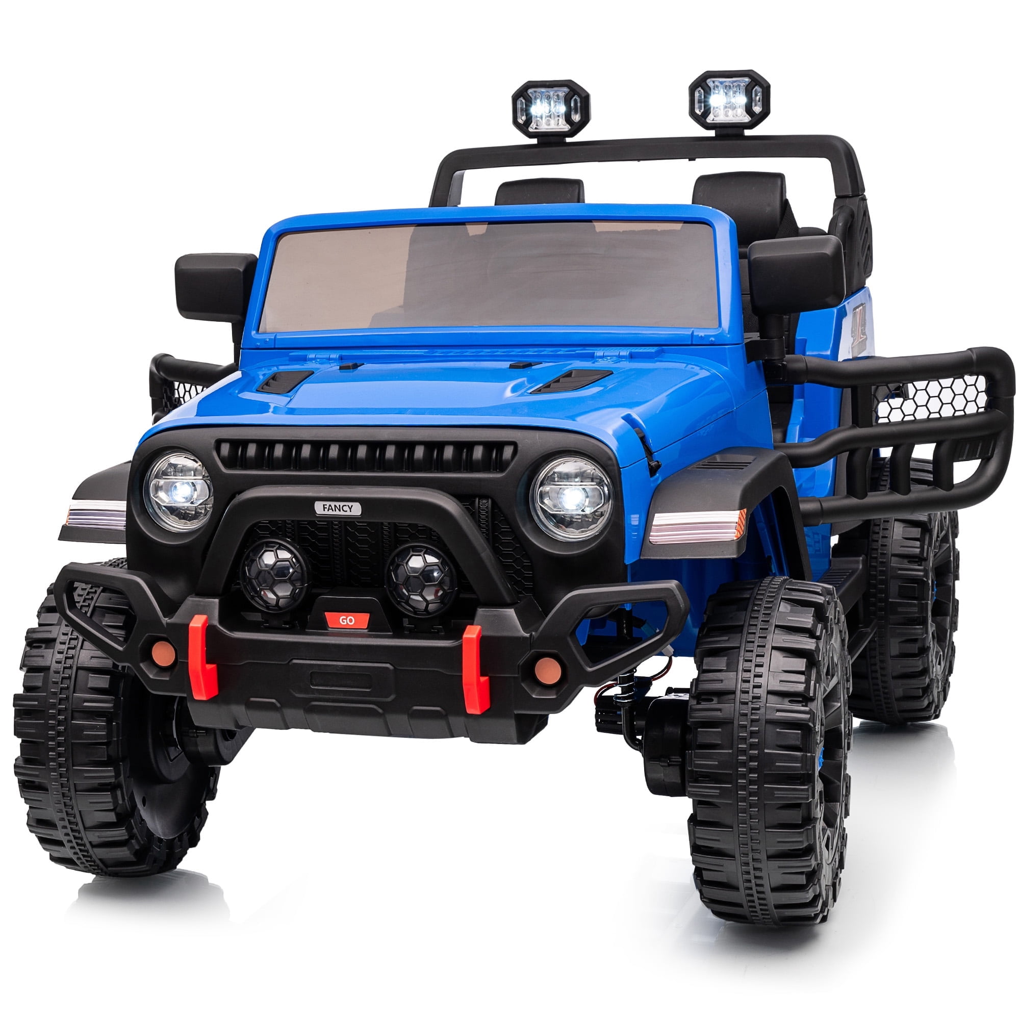 Outfunny 12V Kids Ride on Toys, 2 Seater Electric Ride on Truck Car for ...