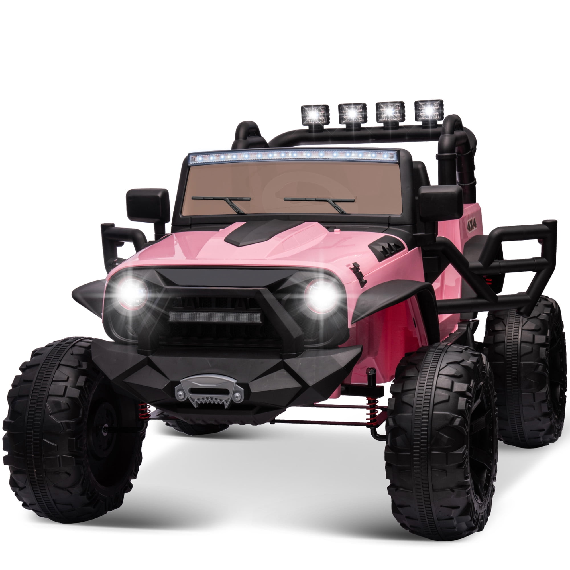 Outfunny Big Electric Road Children's 24V 2-Seater Rideable Truck Toy ...