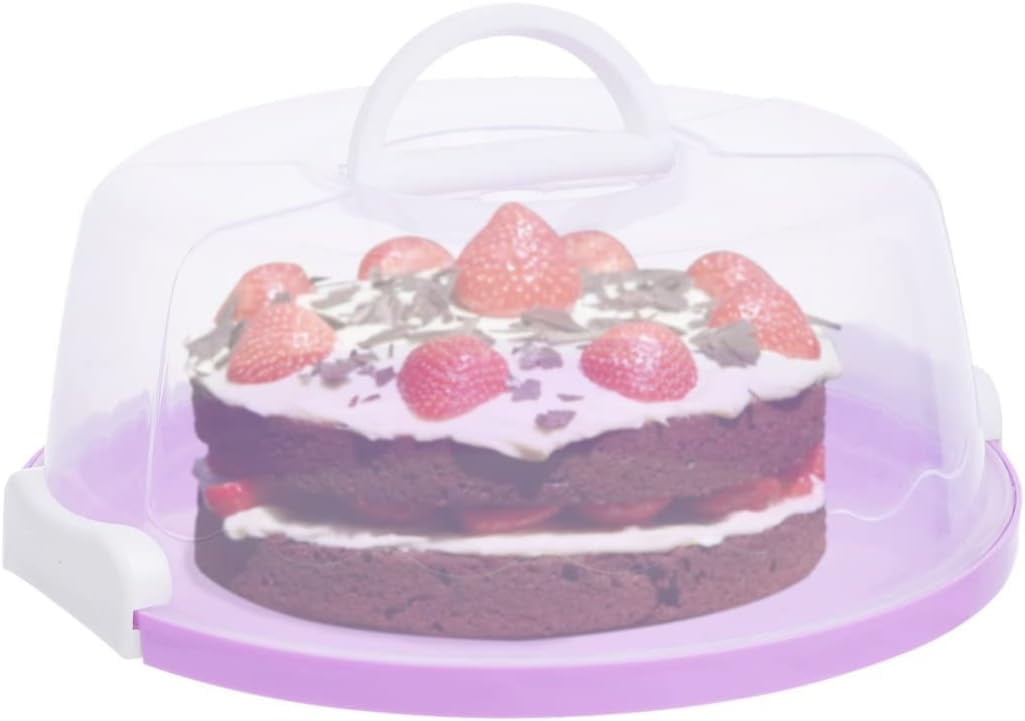 Outgeek Large Round Cake Carrier, Multi-purpose Holder for 10 Cakes ...