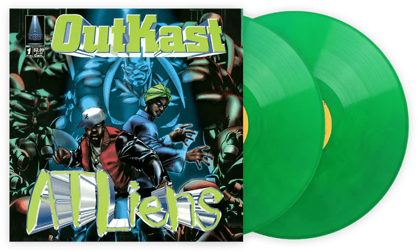 Outkast's "ATLiens" Album On Neon Green Variant Color Vinyl LP Record ...