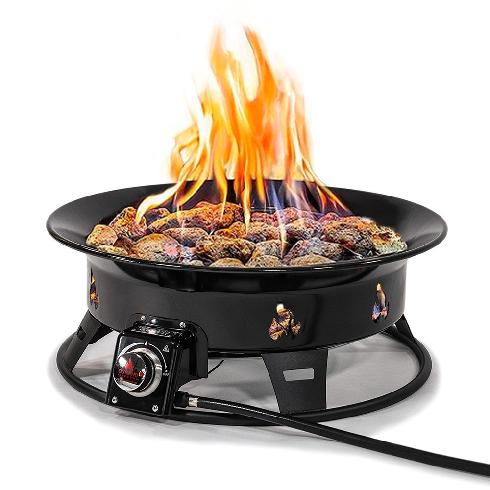 Outland Living Portable Propane Fire Pit, 21-inch, 58,000 BTU with ...