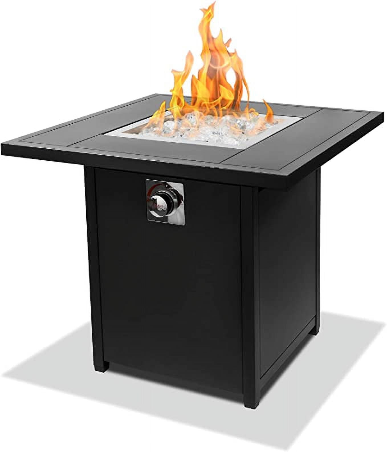 Outland Living Main Street Compact Outdoor Propane Gas Fire Pit Table ...