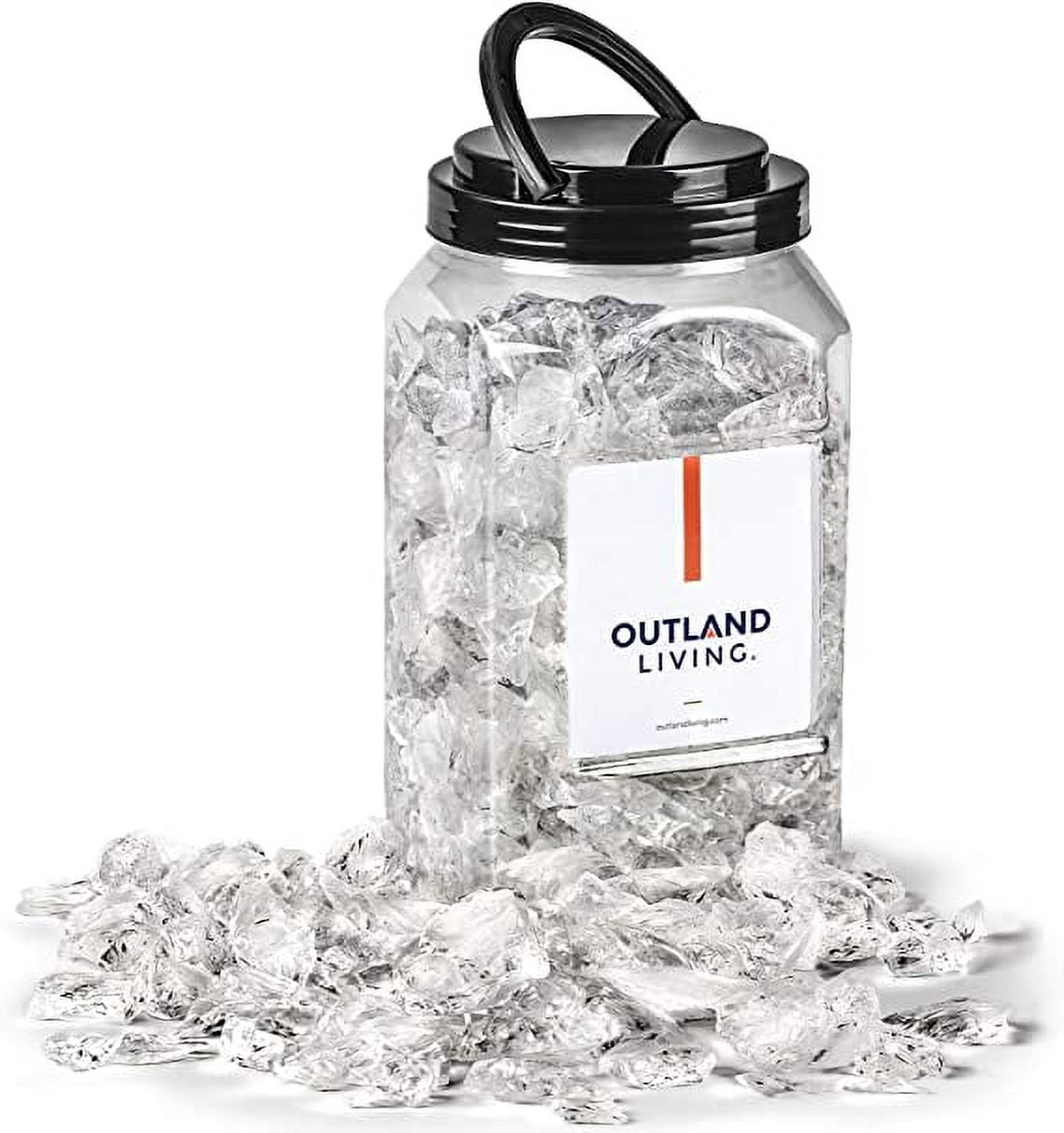 Outland Living Tempered Fire Glass Rocks 1/2-3/4 inch | Fire Pit ...