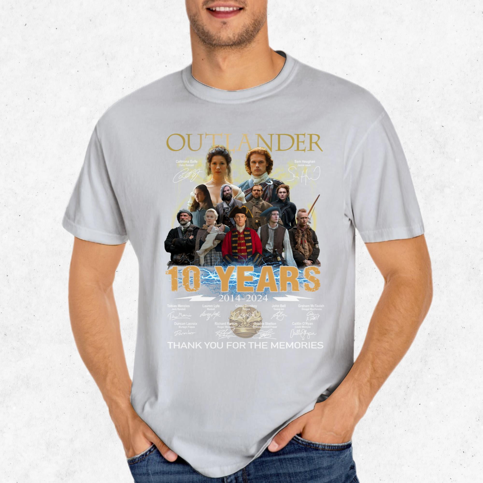 Outlander 10th Anniversary Commemorative T-Shirt Unisex All Size ...