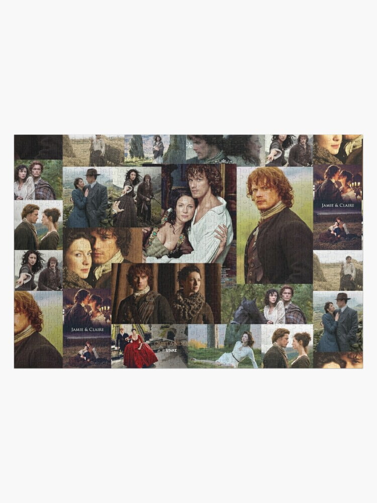 Outlander Cast Abstract Collage Jigsaw Puzzle Cool Wooden Jigsaw ...
