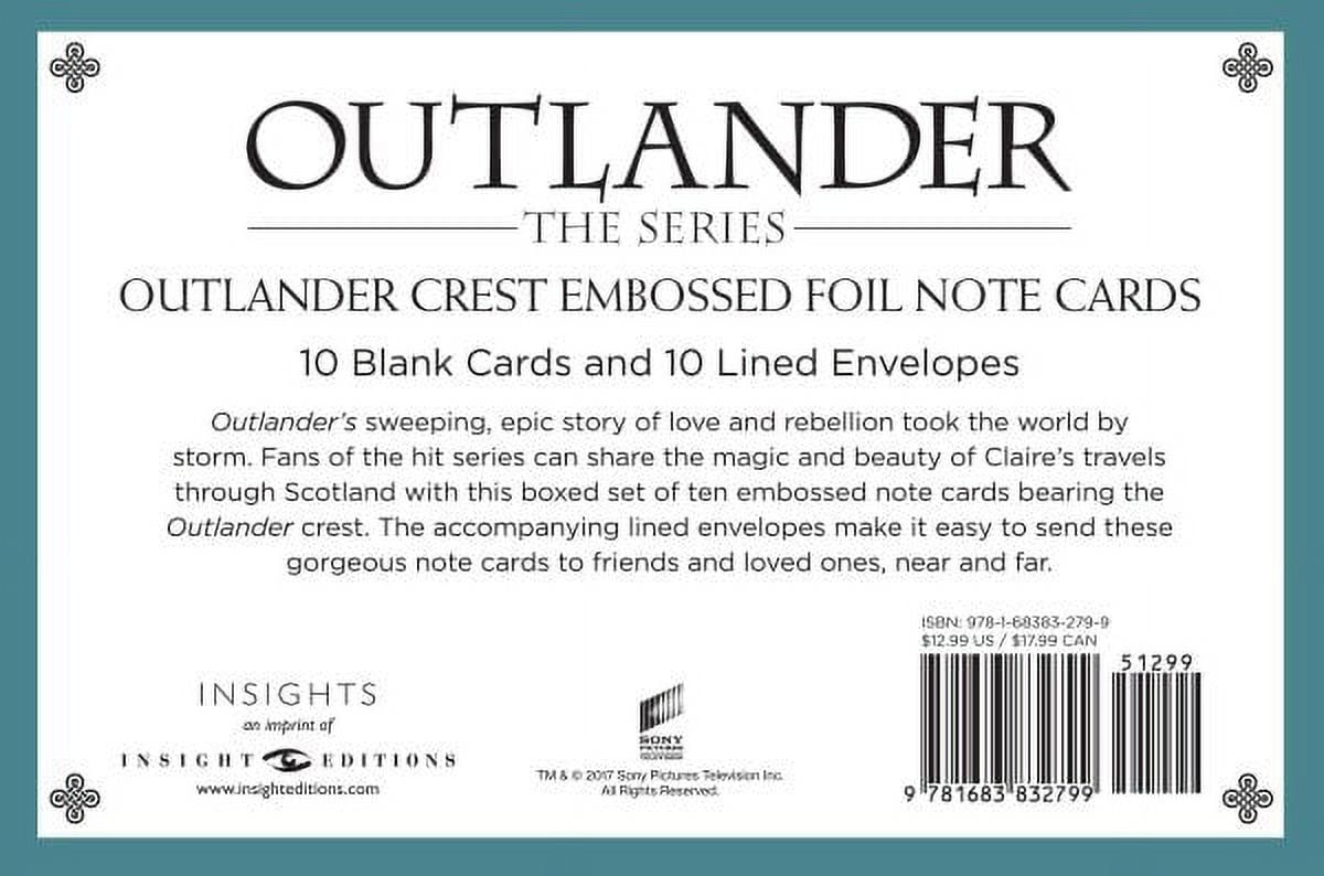 Outlander Crest - Foil Note Cards - Walmart.com