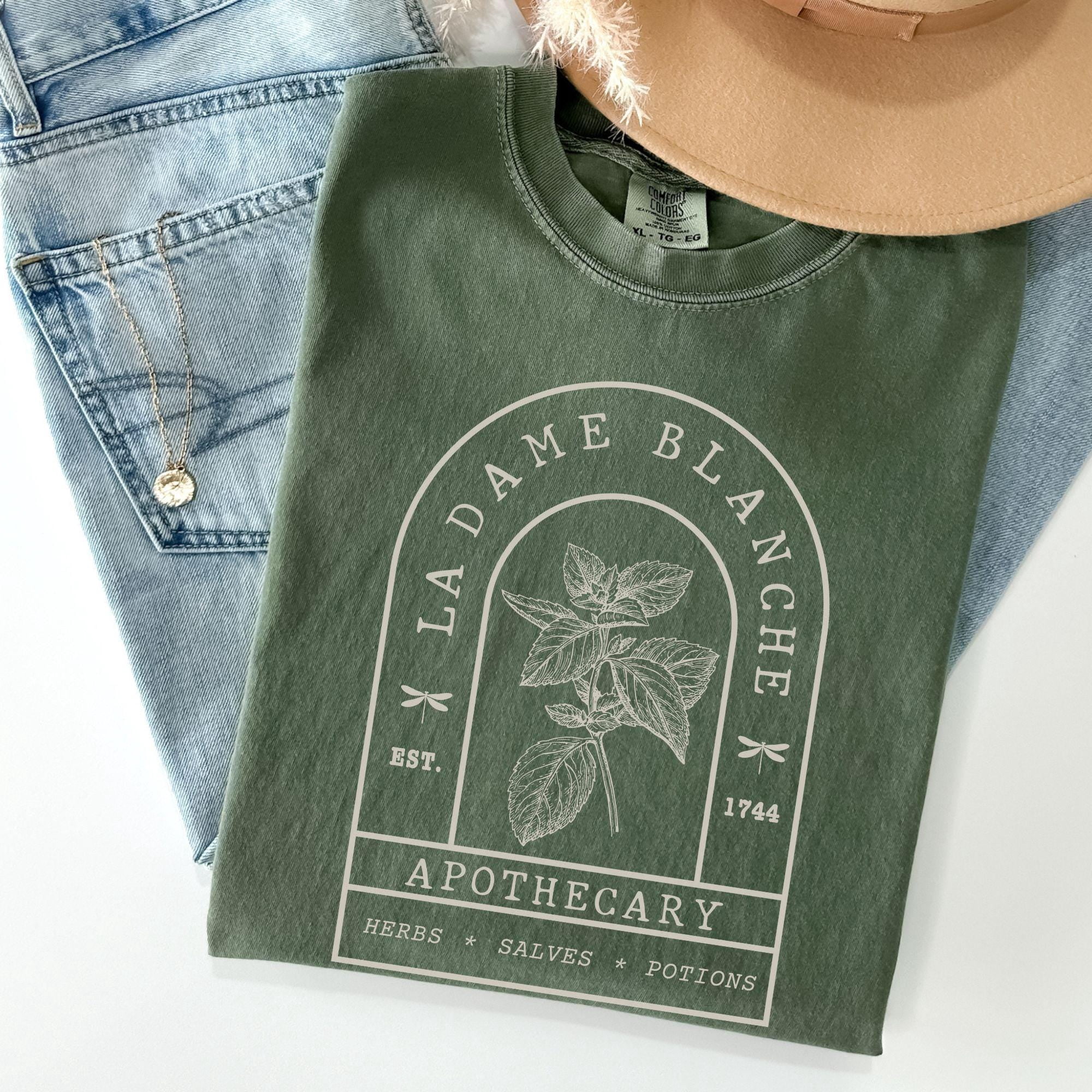 Outlander shirt Apothecary Outlander gifts bookish tshirt cottage core ...