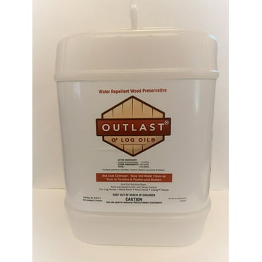 Outlast Q8 Log Oil, EPA Registered Wood Preservative, 5 Gallon Pail ...