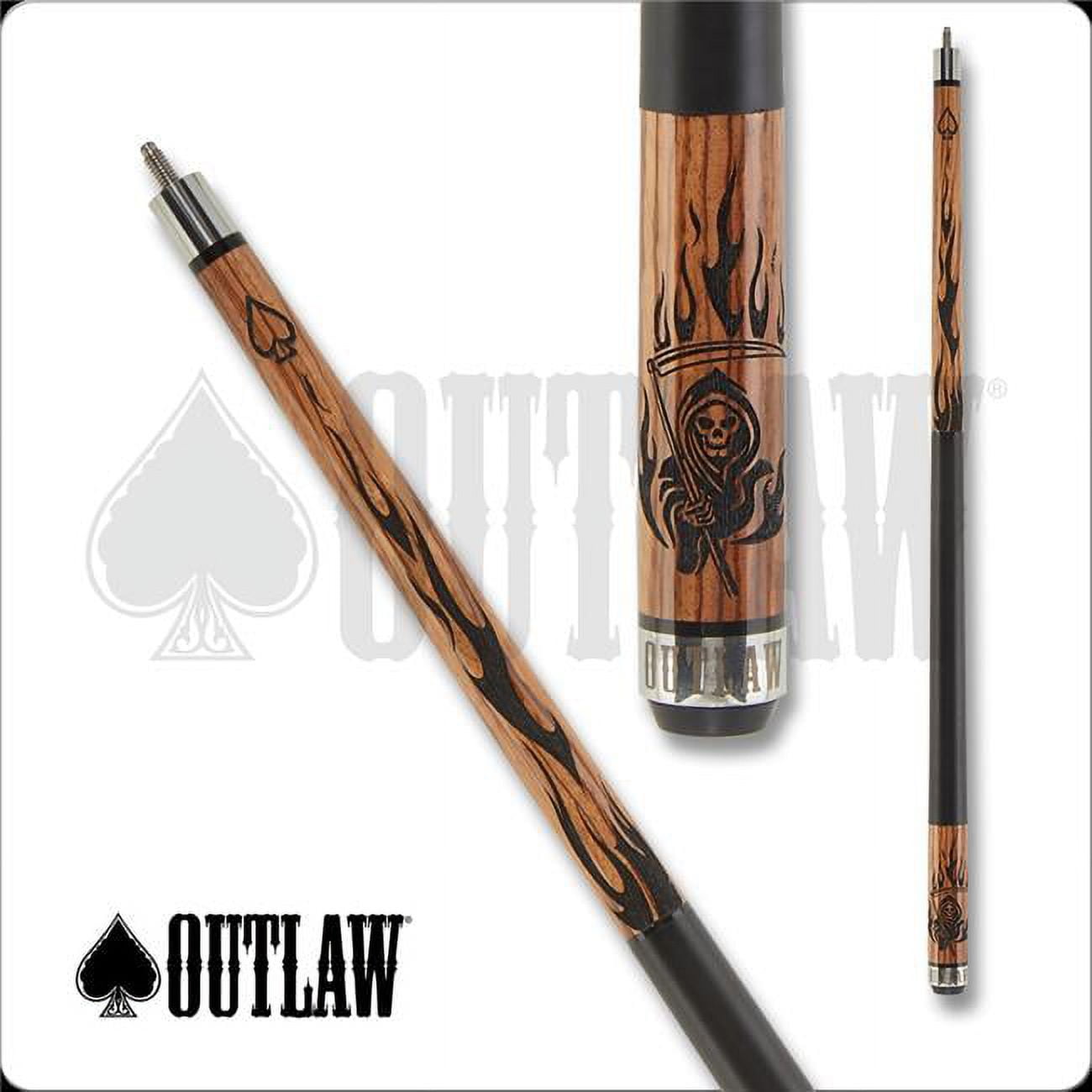 Outlaw Cues OL50 19 19 oz Outlaw Thunder Pool Cue - Walmart.com
