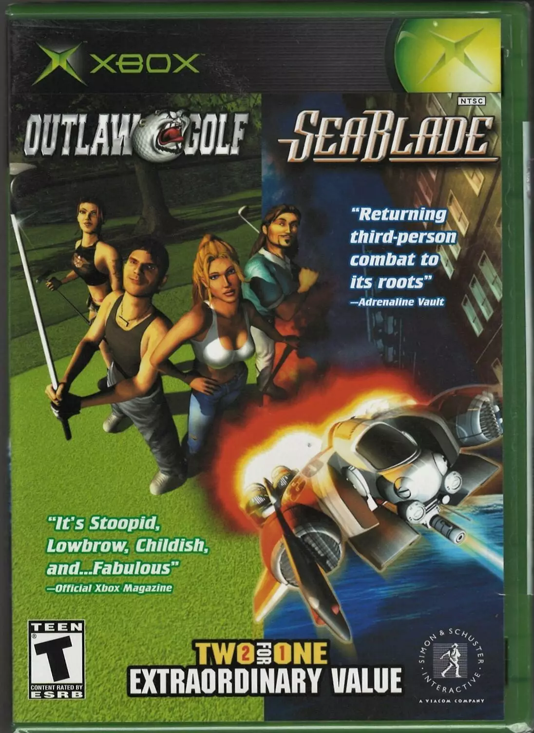 Outlaw Golf / Seablade 2-In-1 Xbox (Brand New Factory Sealed ...