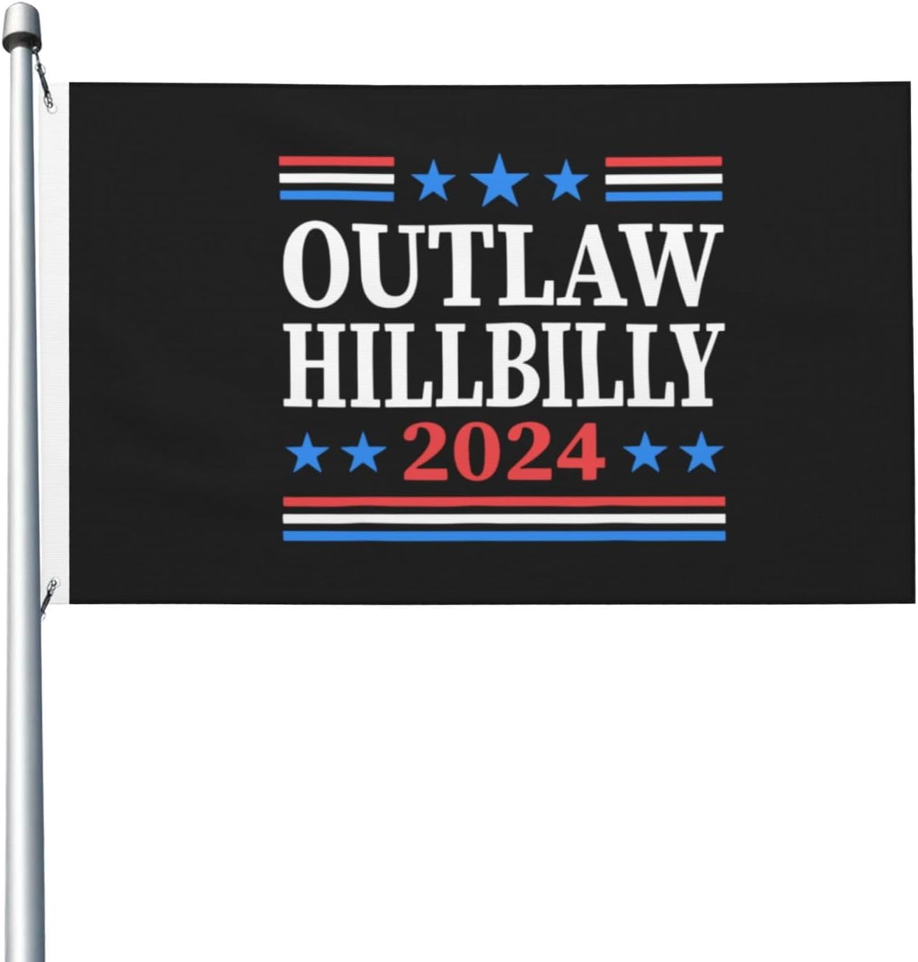 Outlaw Hillbilly 2024 Flag 3x5 Outdoor Double Sided Cool Flags Outdoor ...