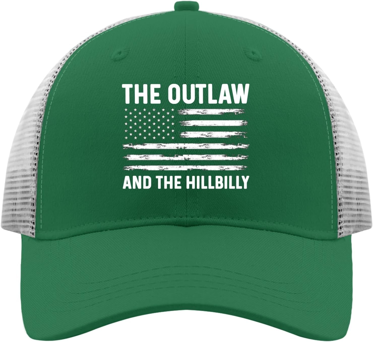 Outlaw Hillbilly 2024 Flag Hat Trucker Hat Men Trendy Mesh Baseball Cap ...