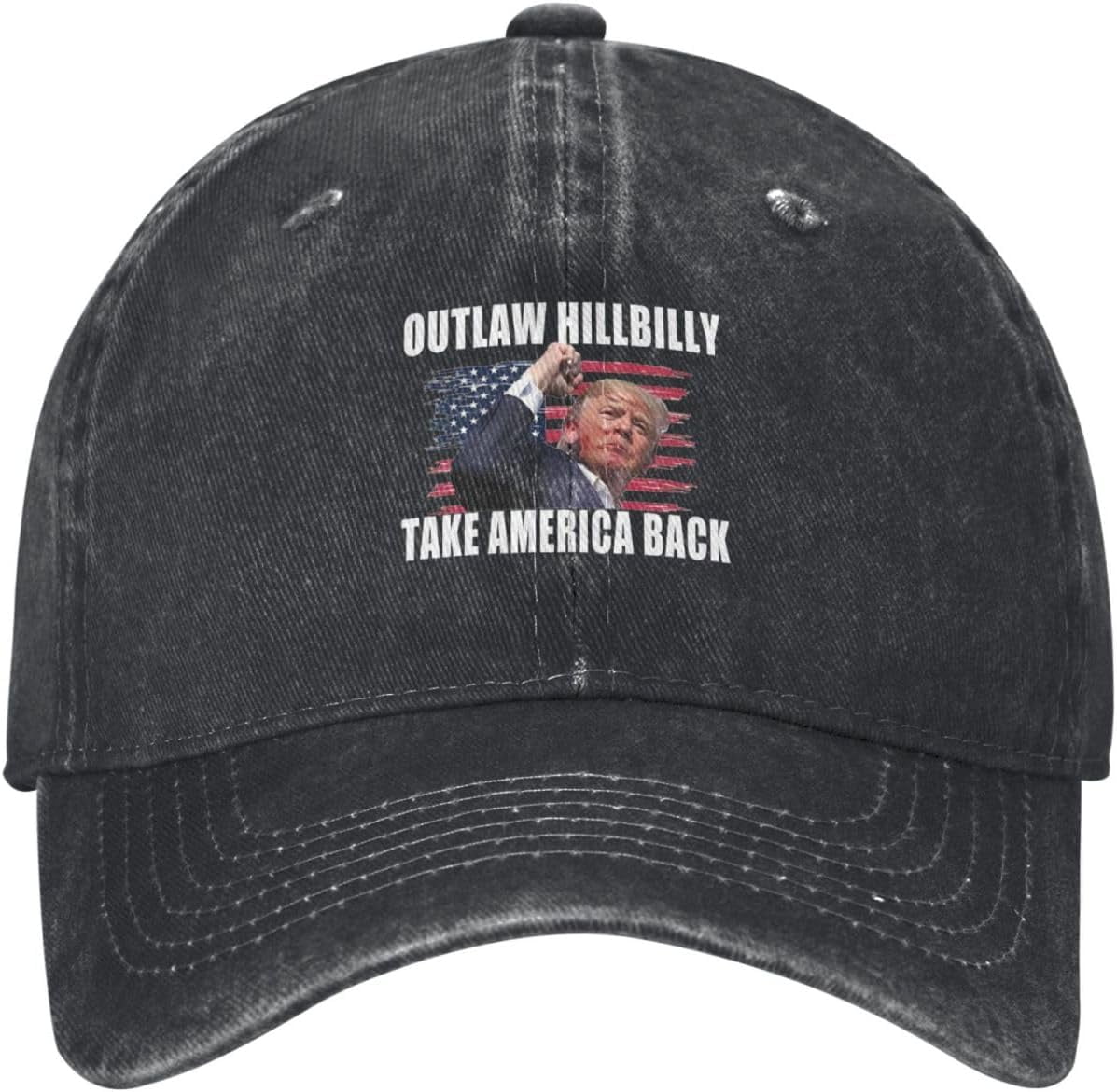 Outlaw Hillbilly 2024 Take America Back Baseball Caps for Men 90s ...