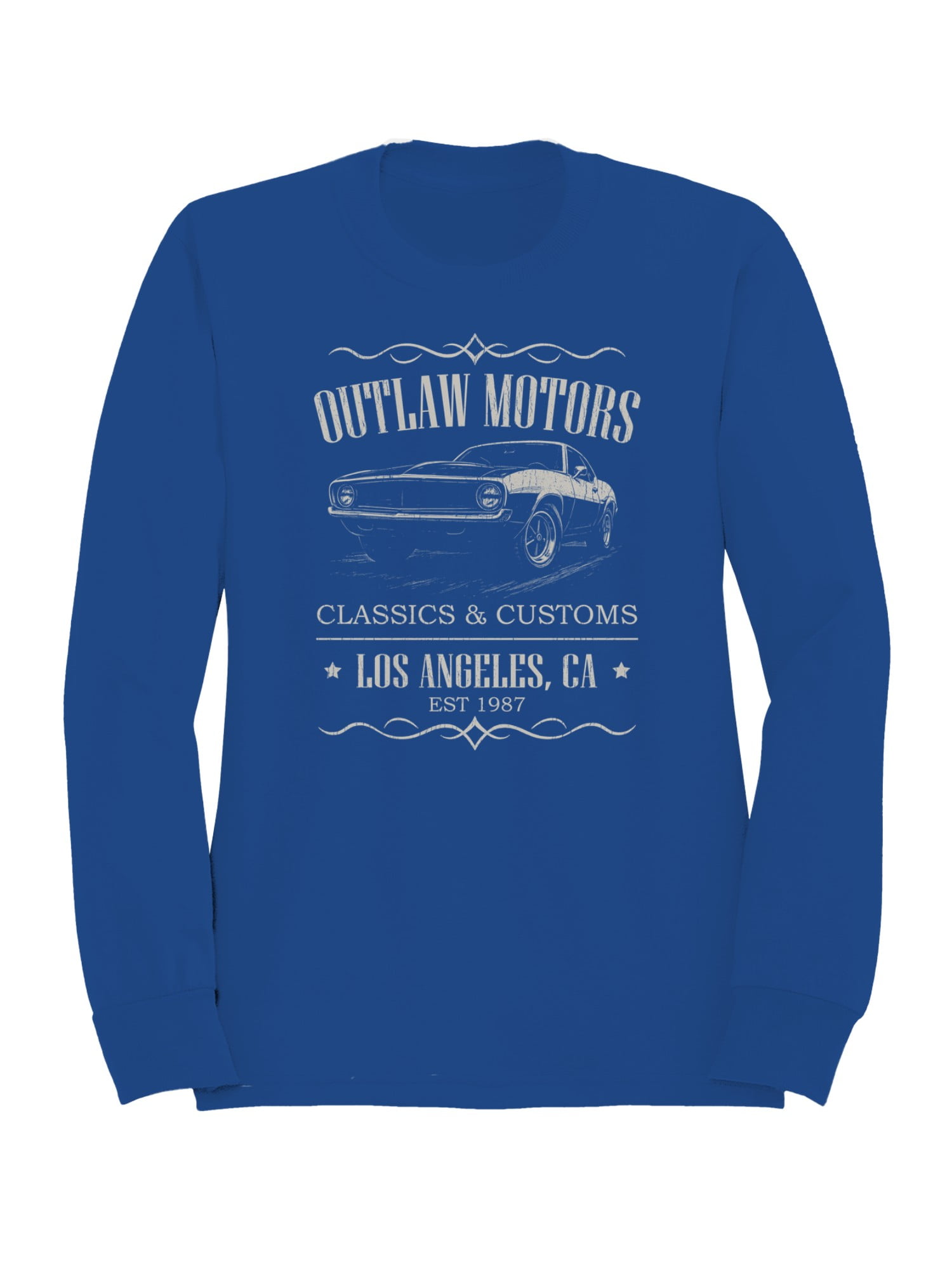 Outlaw Motors Classic Cars Design Men's Sweatshirt - Walmart.com