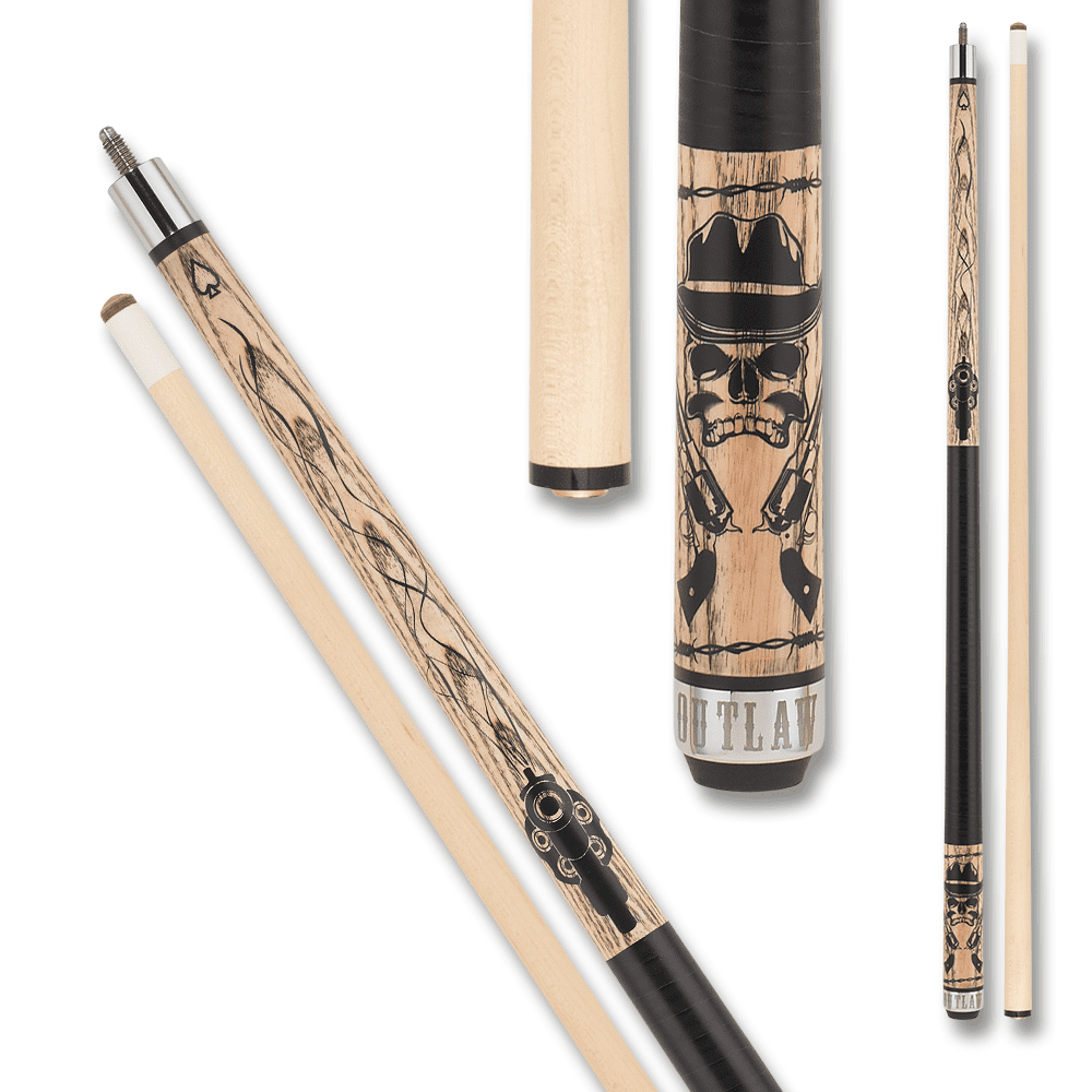 Outlaw OL52 Thunder Pool Cue Billiard Stick Billiards Cues - Walmart.com