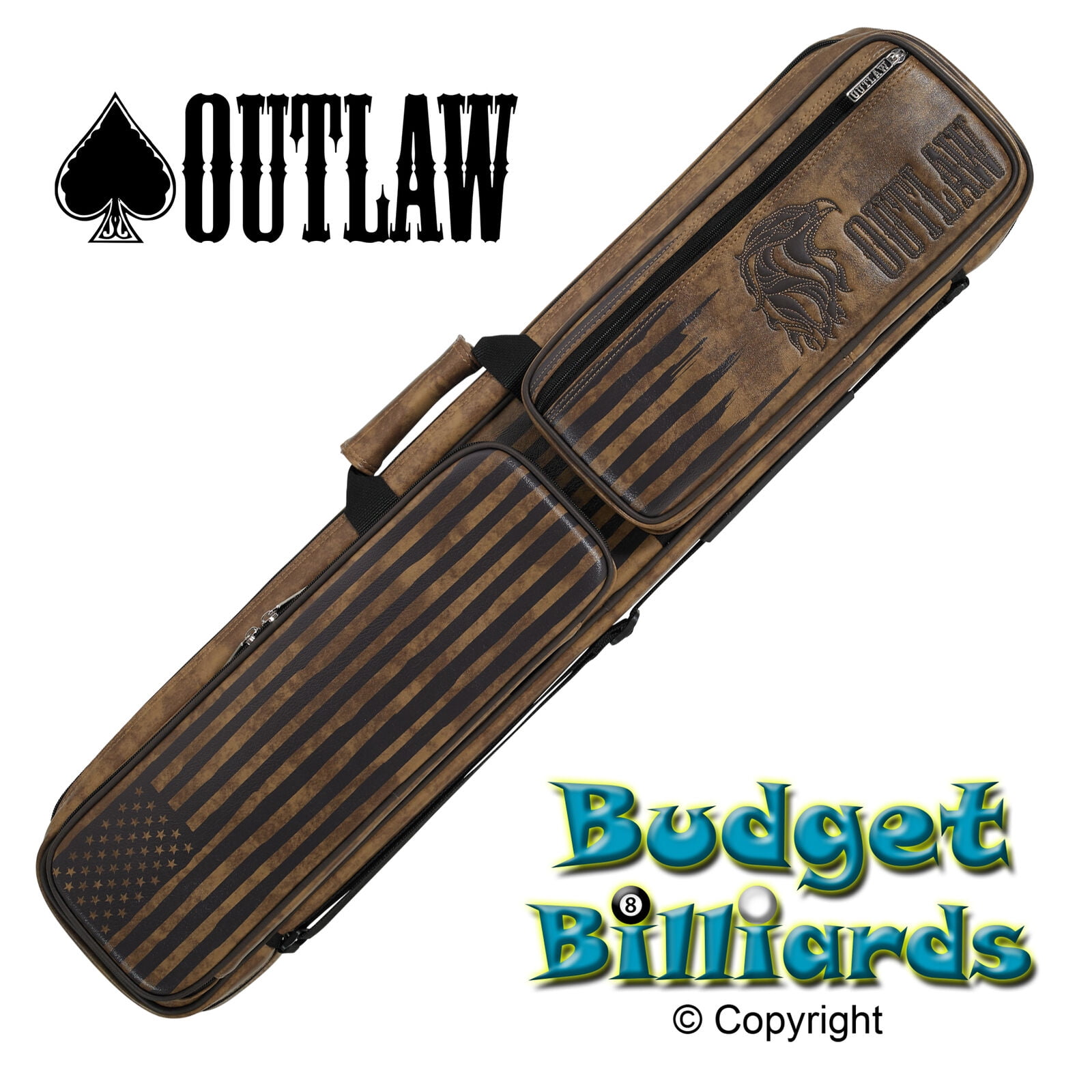 Outlaw OLSCB Pool Cue Case 4x8 - Walmart.com