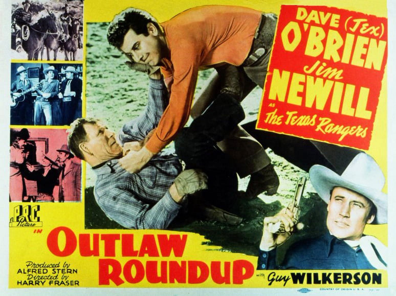 Outlaw Roundup - movie POSTER (Style B) (11" x 14") (1944) - Walmart.com