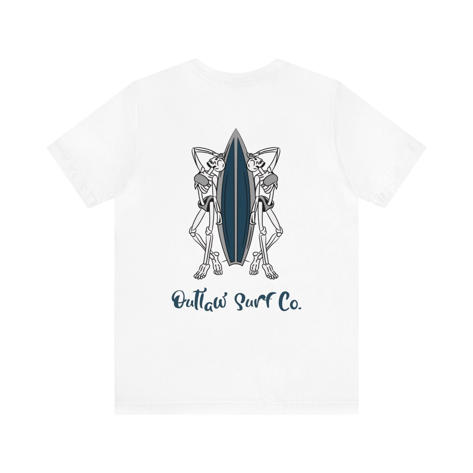 Outlaw Surf Skeleton Babes T-Shirt - Walmart.com