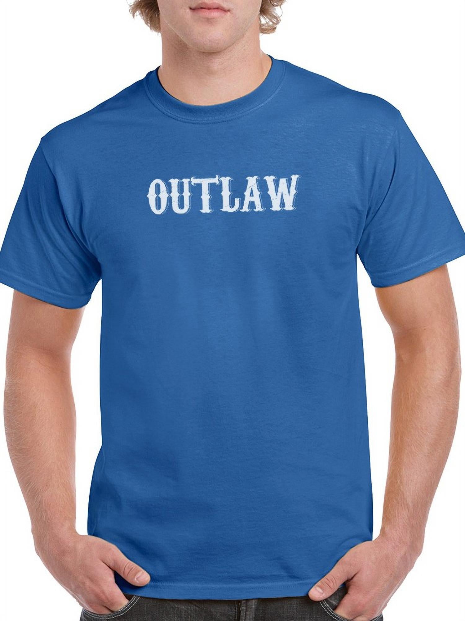 Outlaw T-Shirt Men -Smartprints Designs, Male 5X-Large - Walmart.com