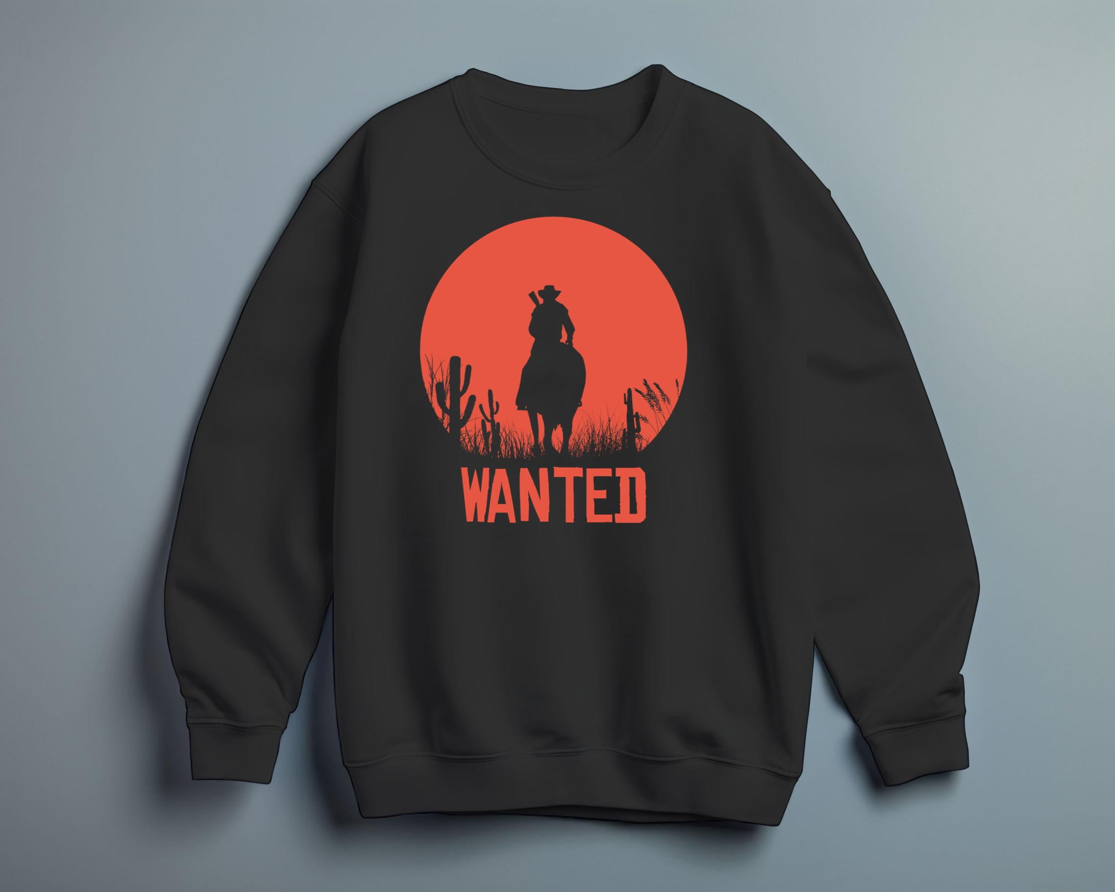 Outlaw Wanted Poster Shirt – Western Game Inspired Graphic Tee New ...