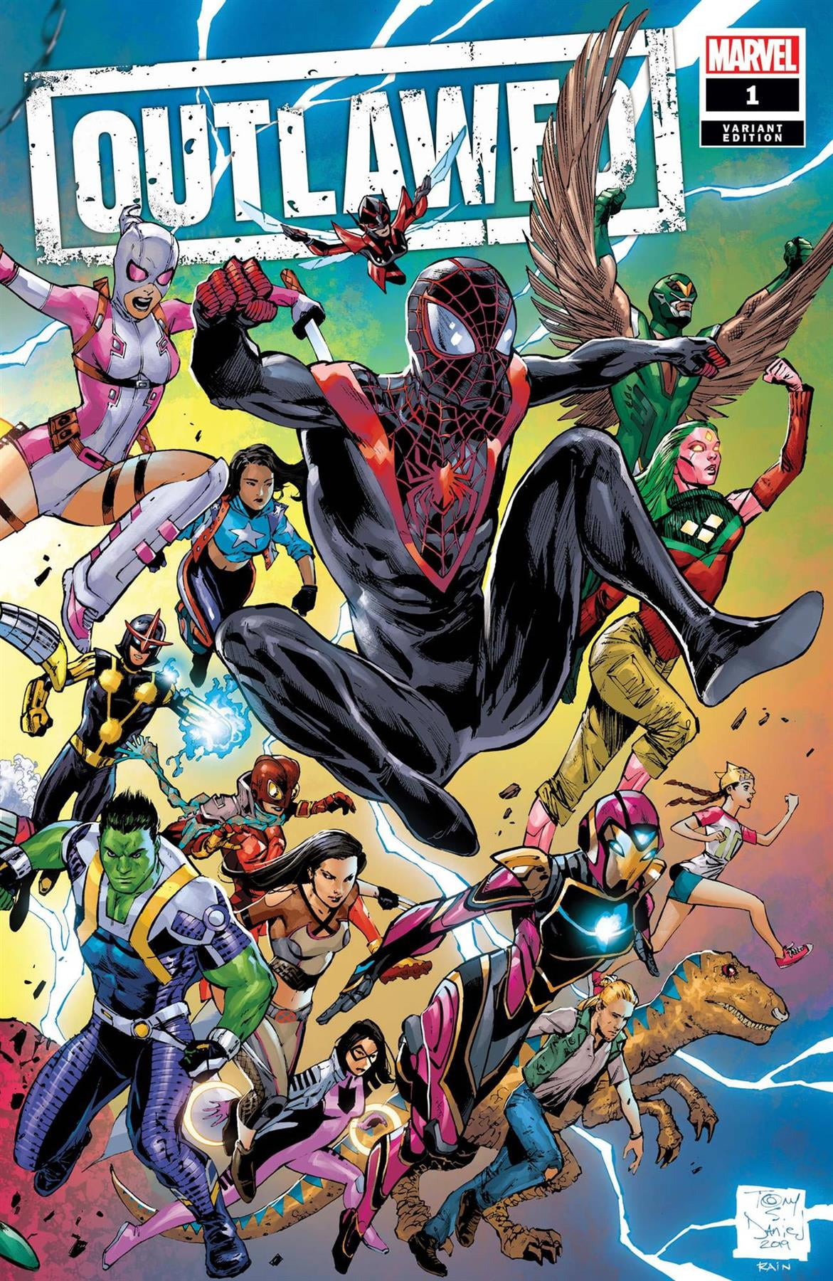 Outlawed #1 Daniel Wraparound Var () Marvel Comics Comic Book 2020 ...