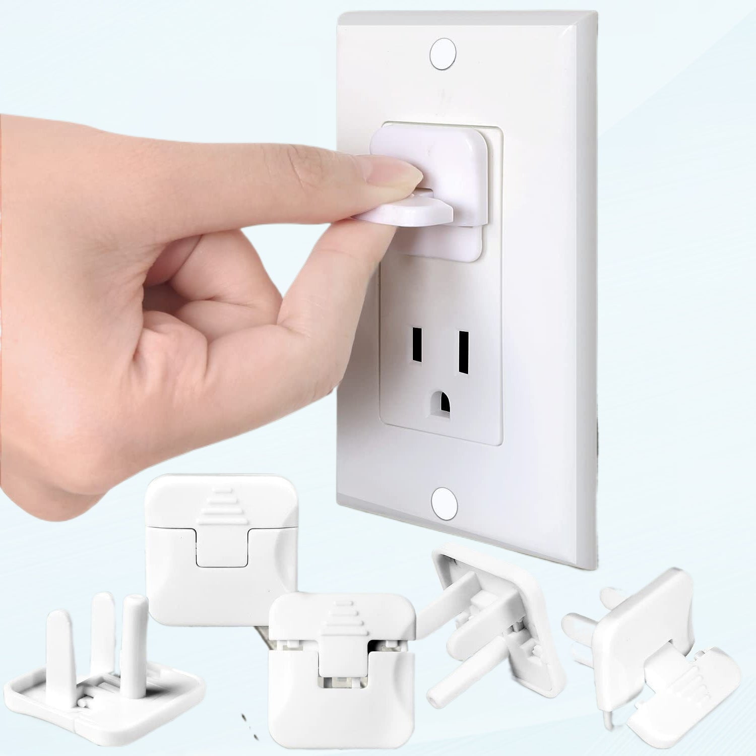 Outlet Covers 38-Pack White Child Proof Electrical Protector Child ...