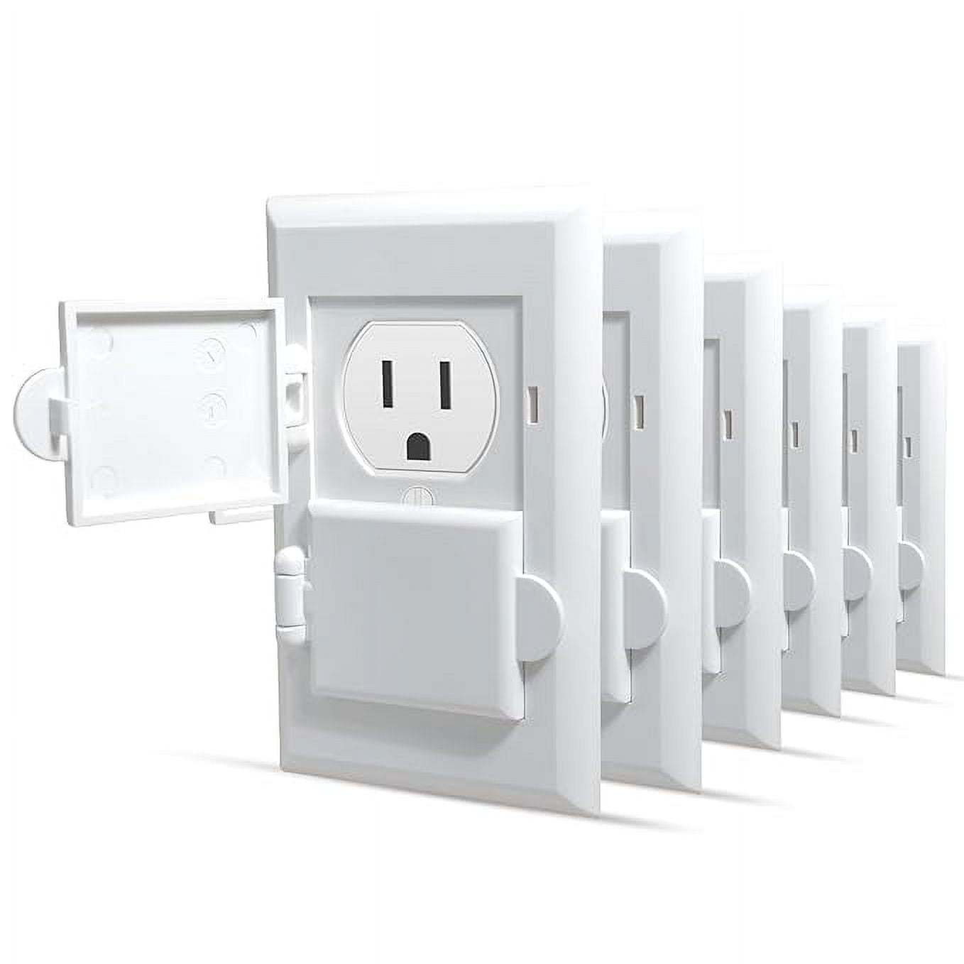 Outlet Covers Baby Proofing - 6 Pack Baby Proof Safety Electric Plug ...