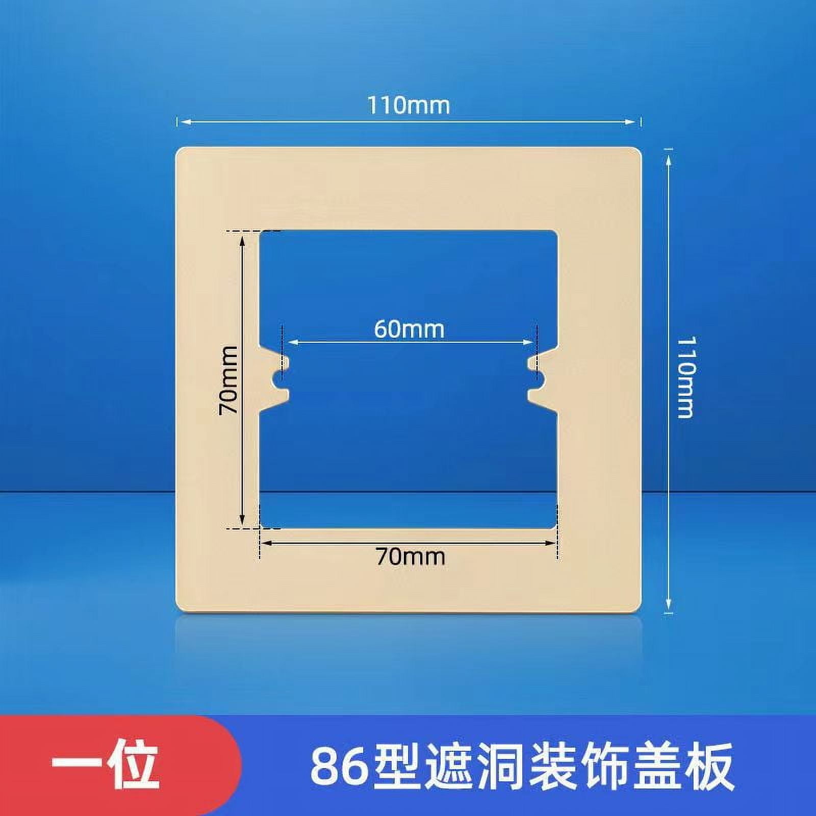 Outlet Covers Black Decorative Wall Plates for Light Switches and ...