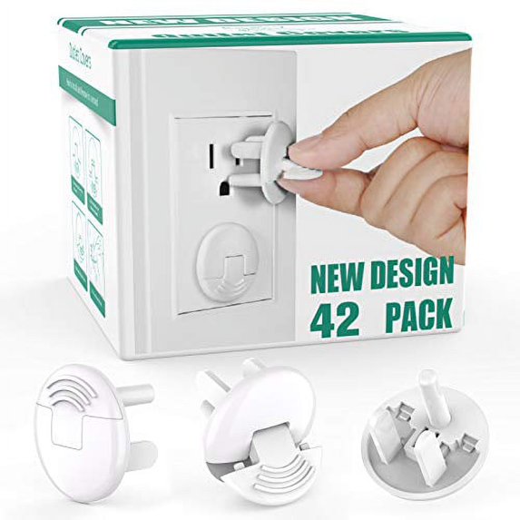 Outlet Covers with Hidden Handle (42 Pack) Child Proof Outlet Plug ...