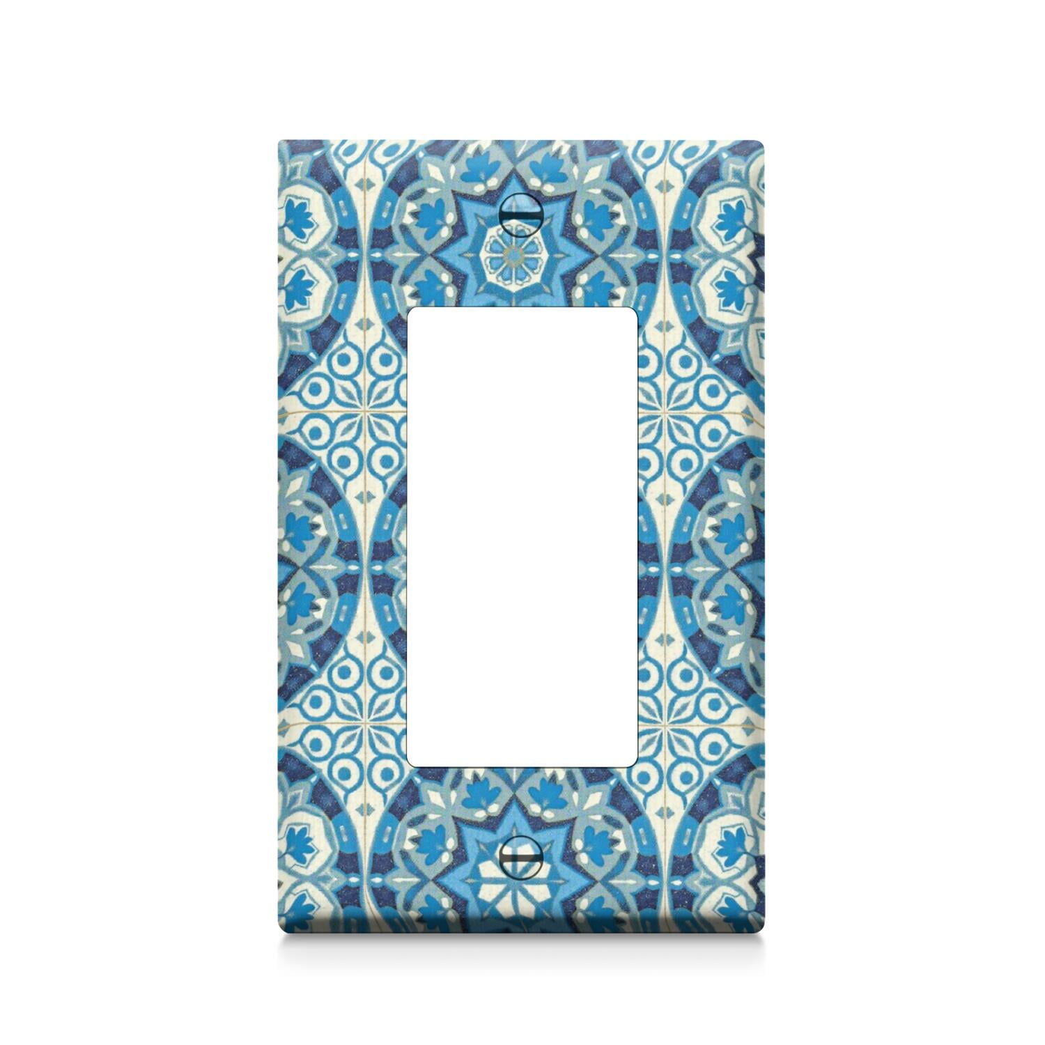 Outlet Covers Marble Modern Geometric Flowers Abstract 1 Gang ...