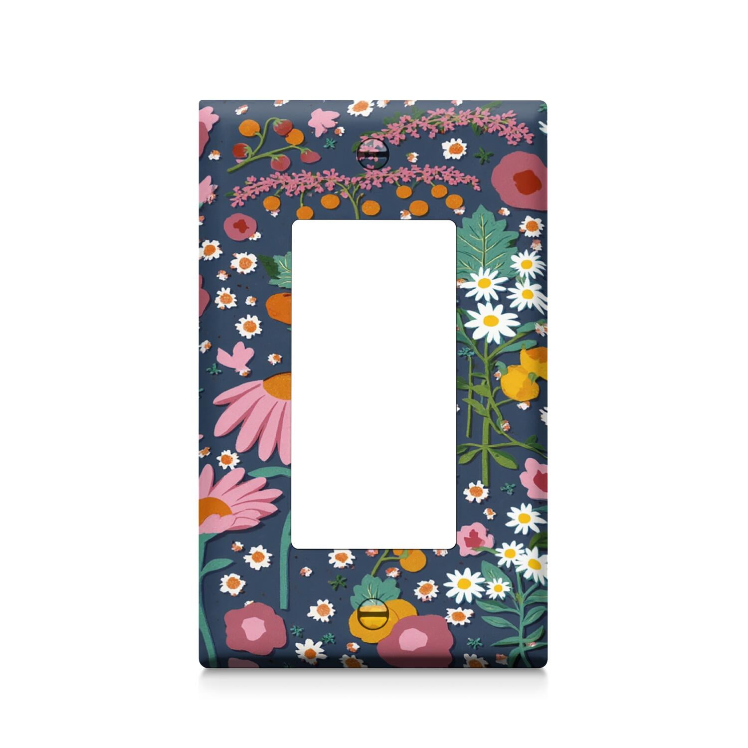 Outlet Covers Mushroom 1 Gang Decorative Switch Face Wall Plate Rustic ...