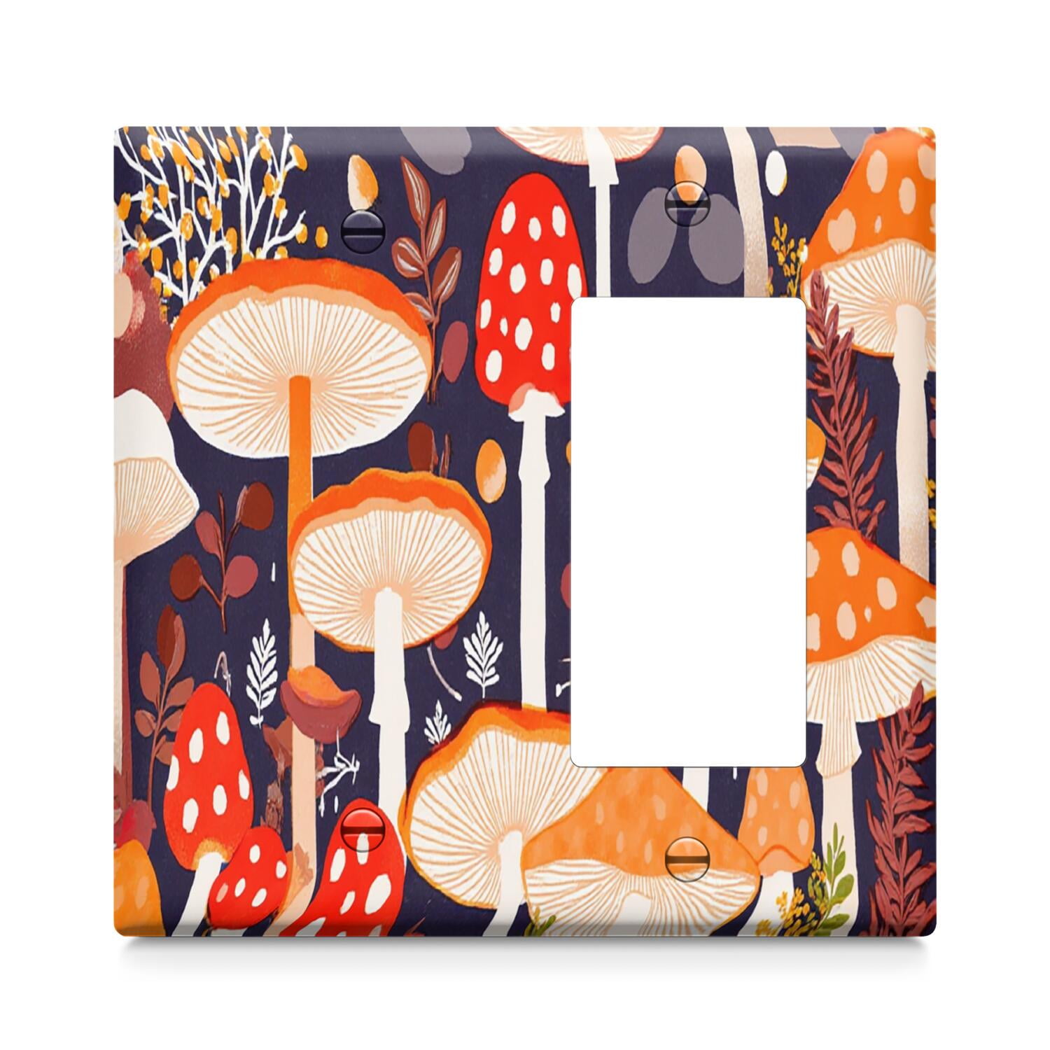 Outlet Covers Mushroom Blank 1 layer Decorative Electrical Outlet Cover ...