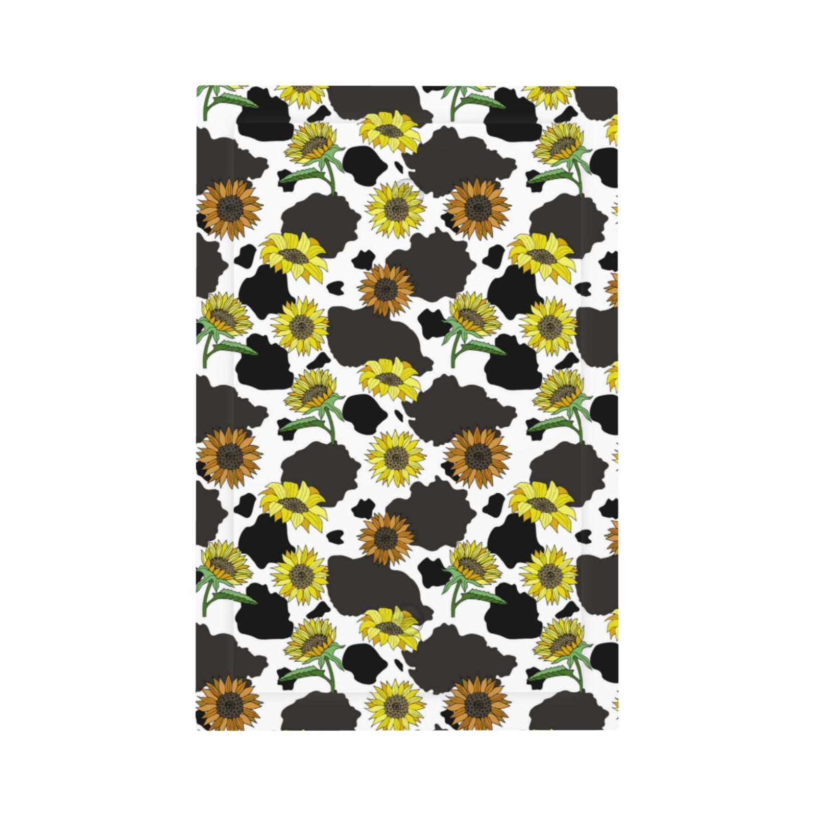Outlet Covers Wall Plate - Cow Print Sunflowers Black White Wall Plates ...