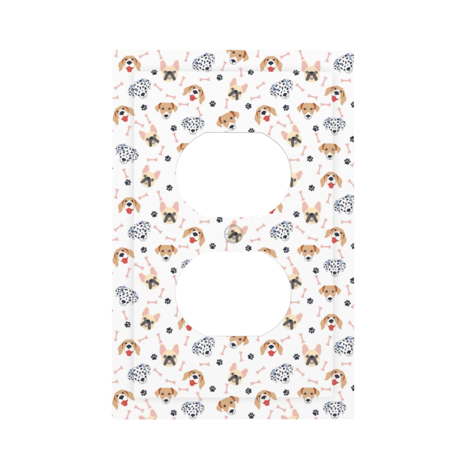 Outlet Covers Wall Plate - Cute Cartoon Dogs Wall Plates for Electrical ...