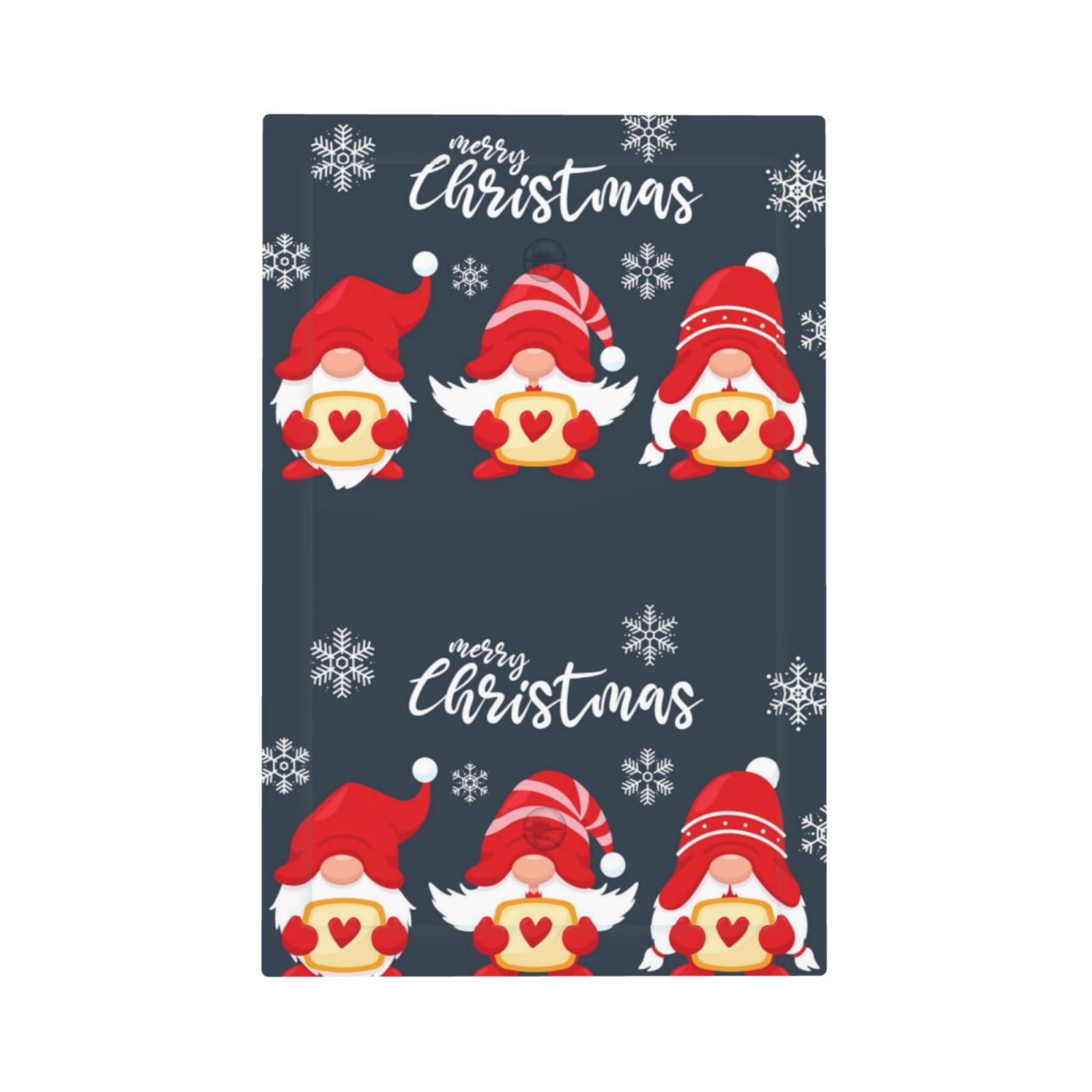 Outlet Covers Wall Plate - Cute Christmas Gnomes (2) Wall Plates for ...