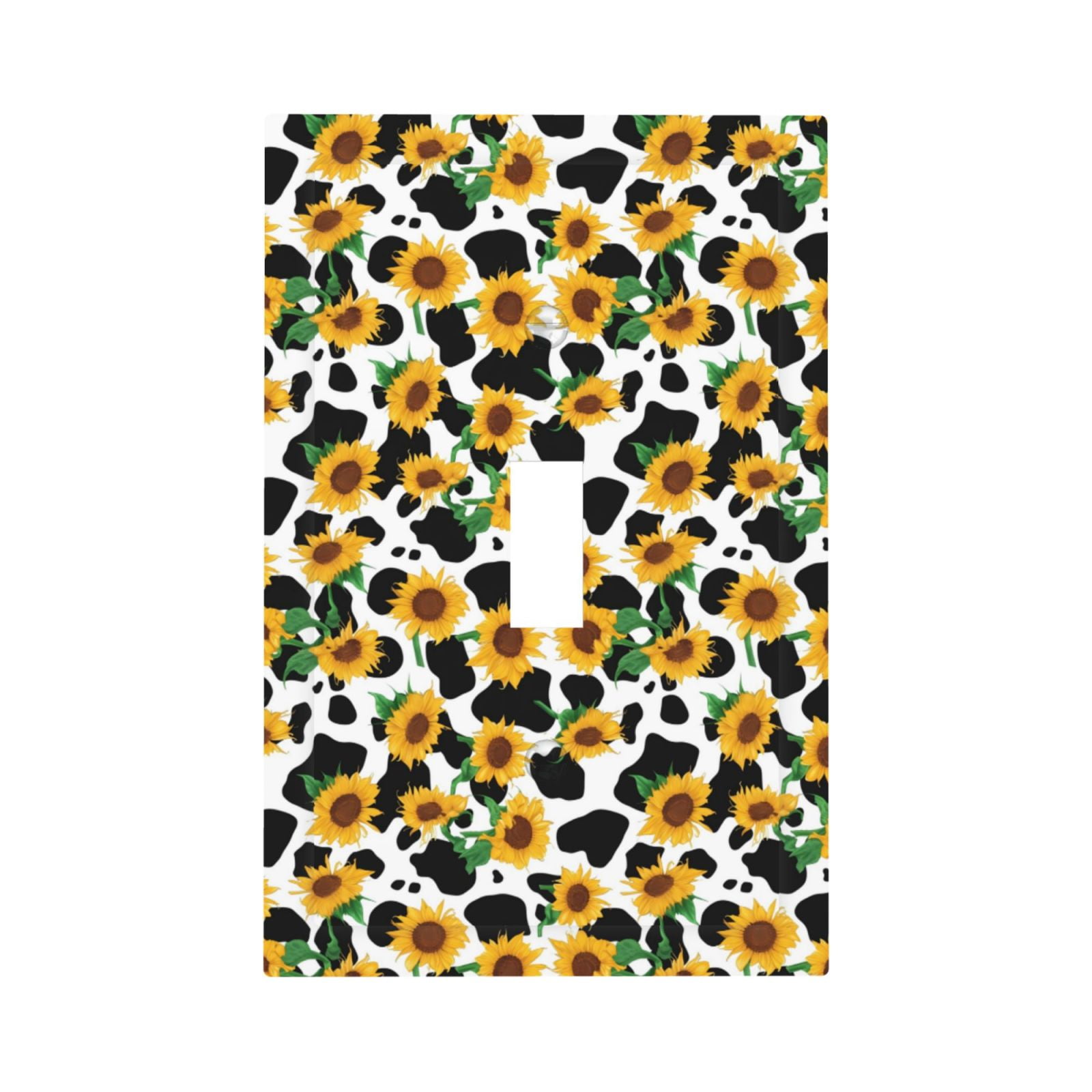 Outlet Covers Wall Plate - Cute Cow Print Sunflower C Wall Plates for ...