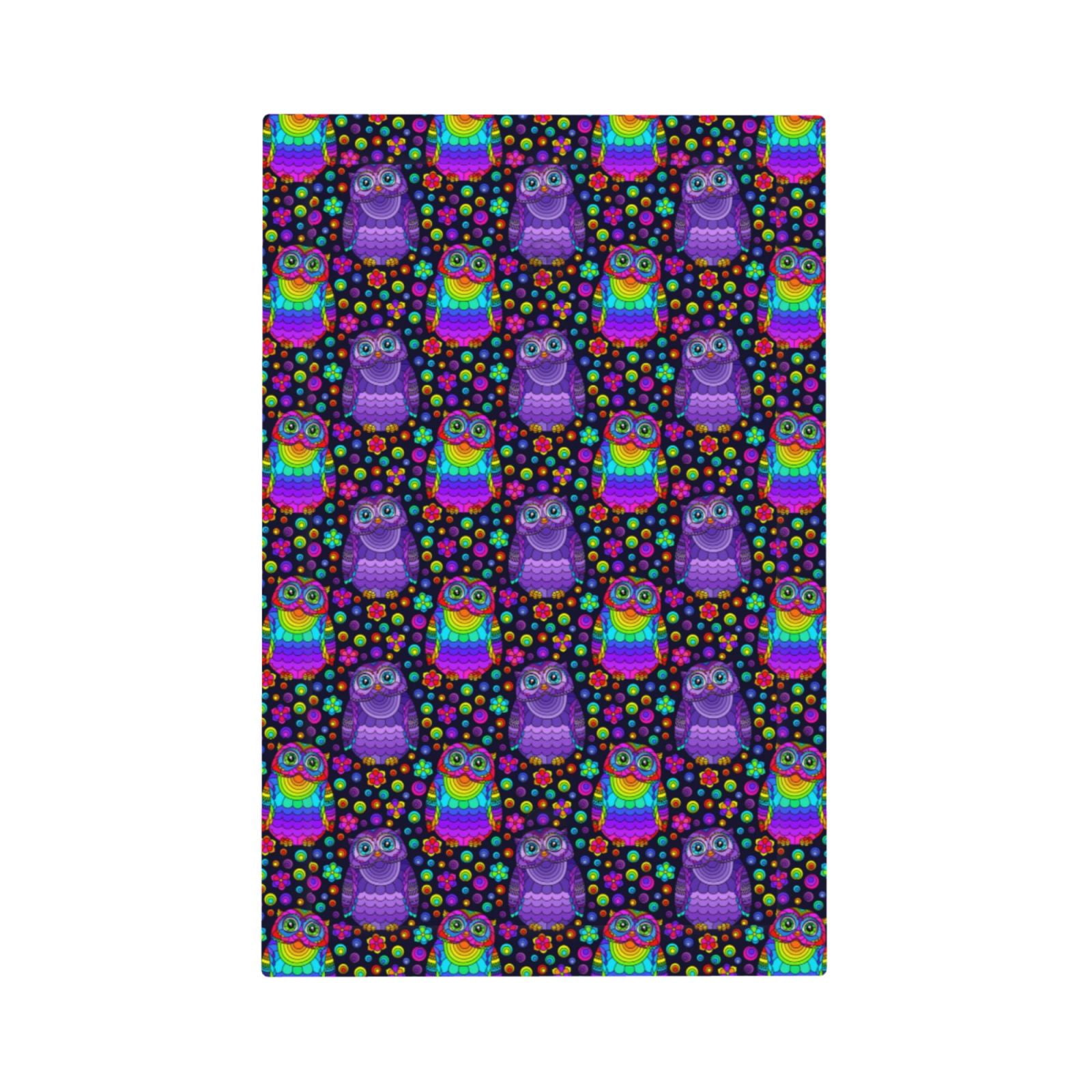 Outlet Covers Wall Plate - Flamboyant Colorful Owls Wall Plates for ...